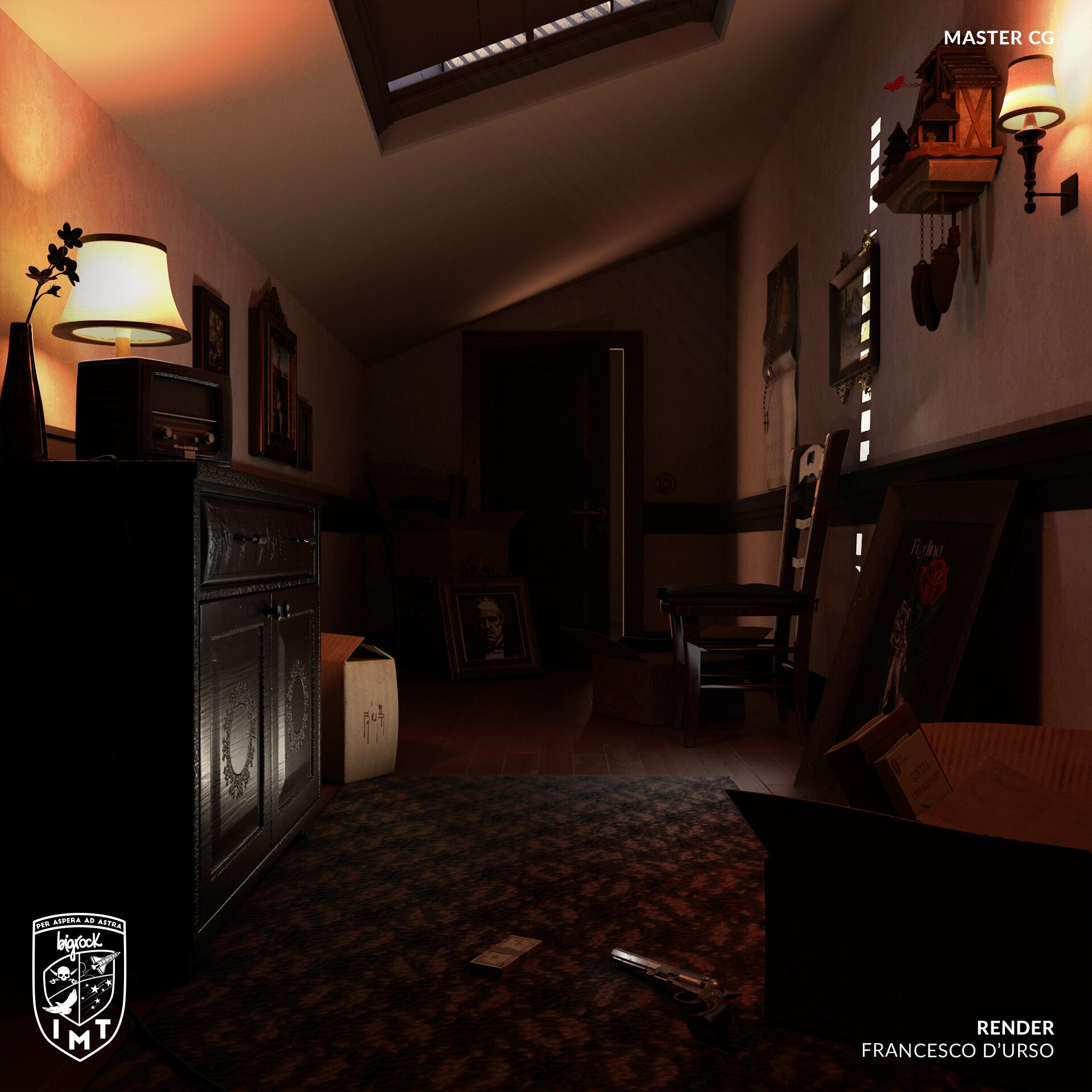 ArtStation - Godfather's room