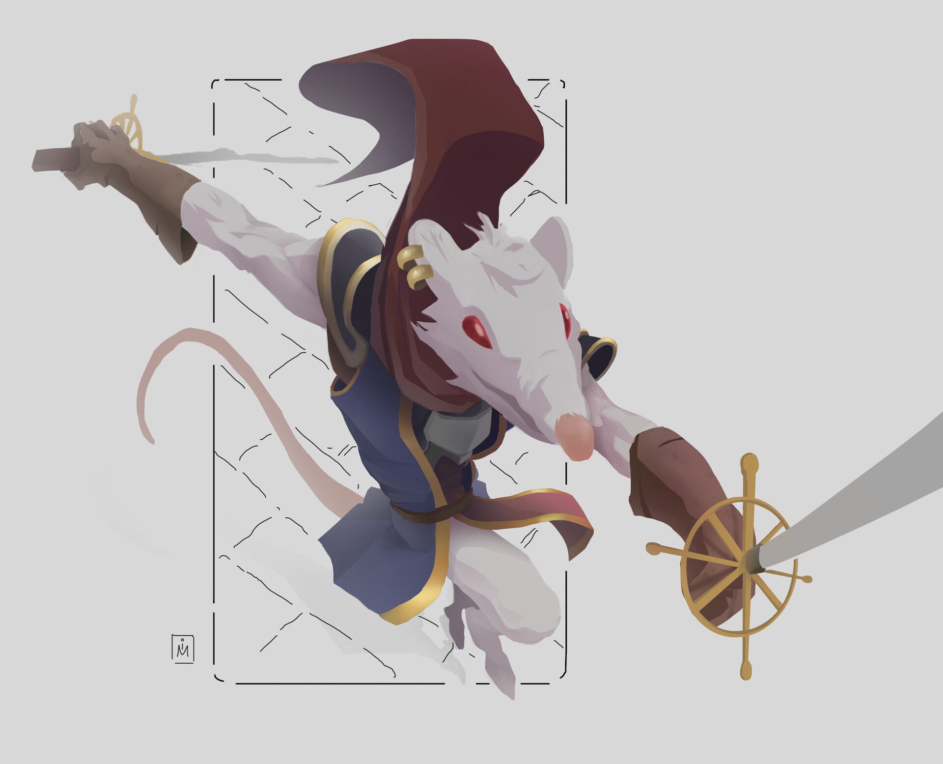 ArtStation - medieval rat