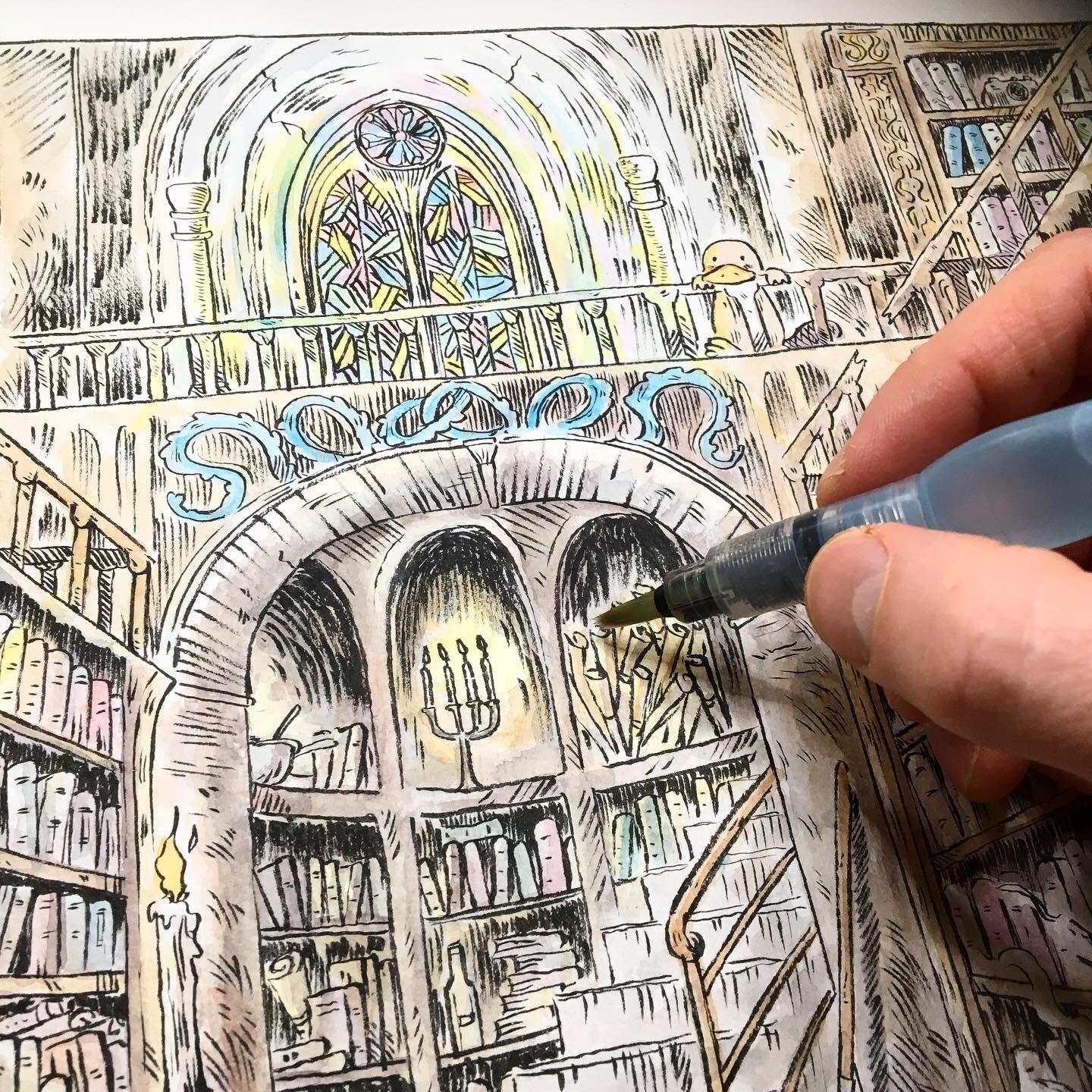Rackham le Roux - The book's lair