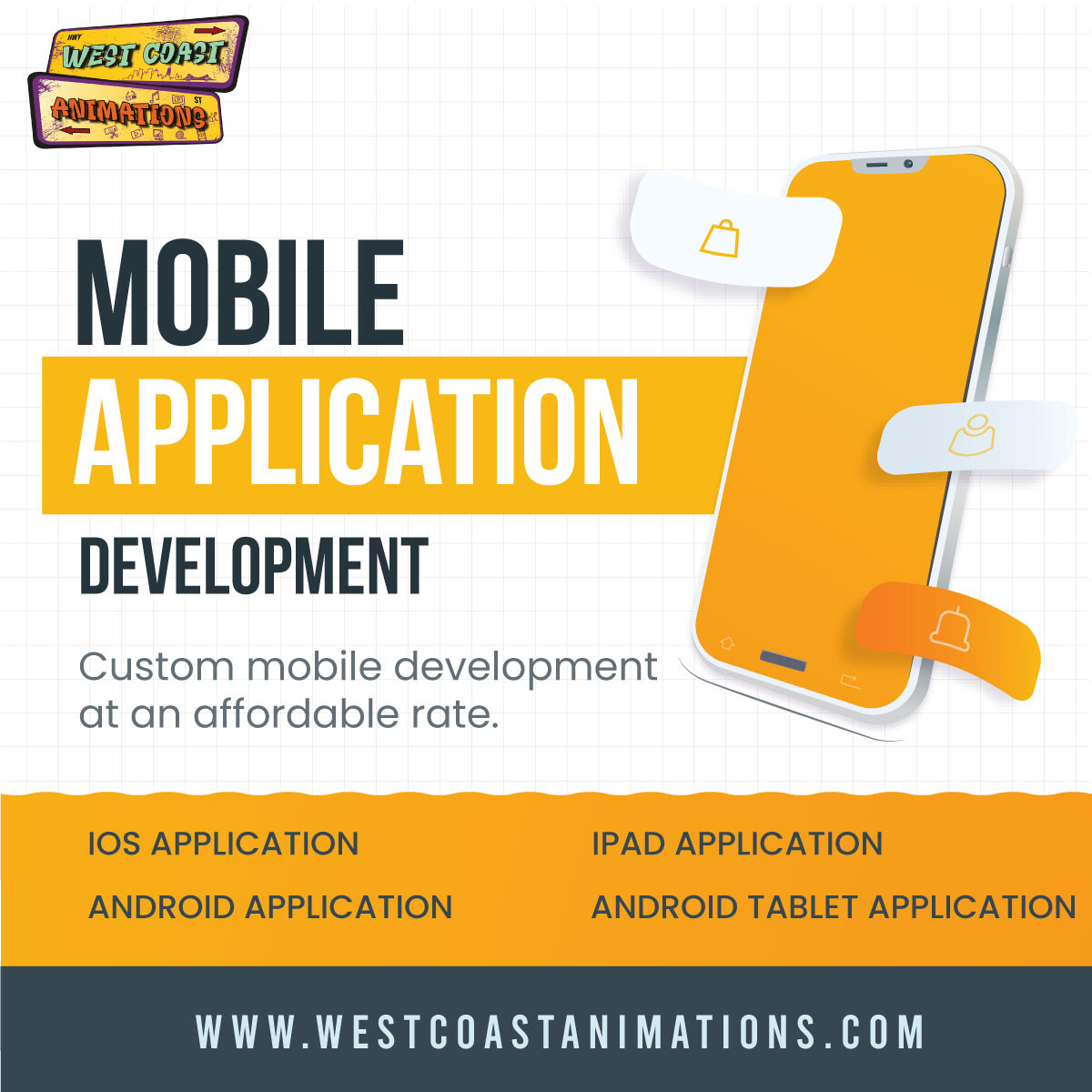 Westcoast Animations - Mobile Application development