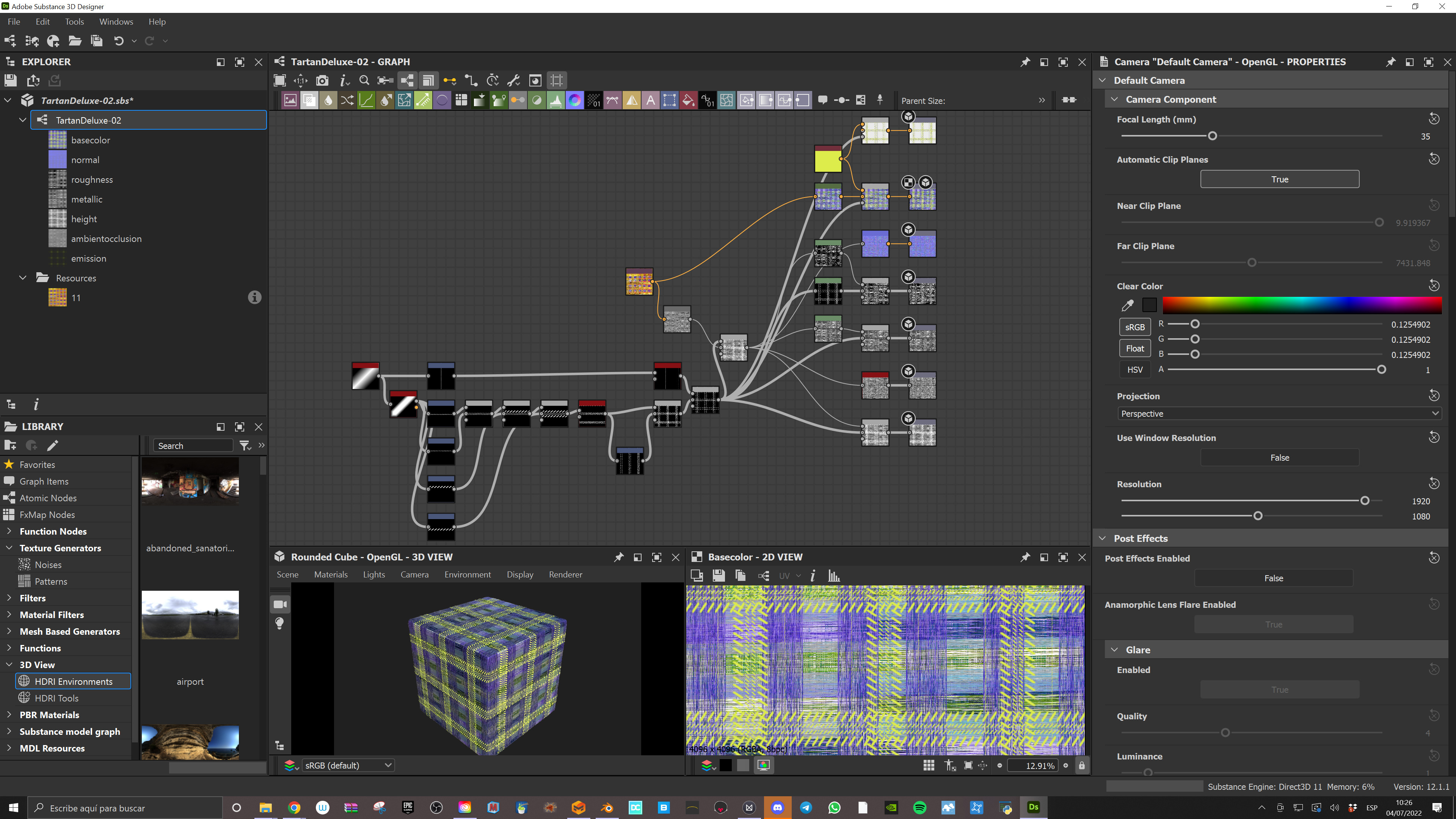 Stella Achenbach - CG Portfolio - Earendel Chateau | Tartan Texture ...
