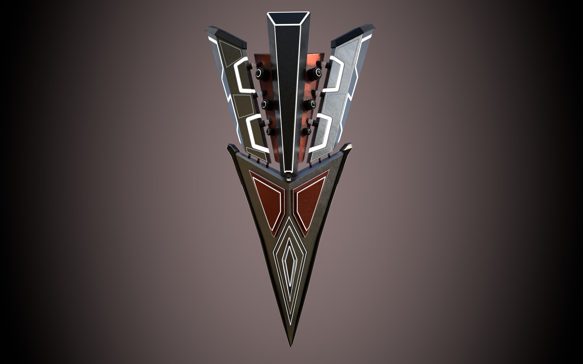 ArtStation - [Futuristic Shield] speed sculpting 3 hours