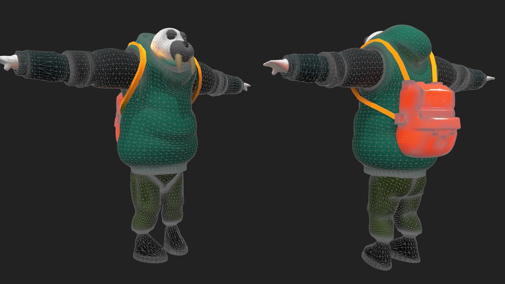 ArtStation - Low poly avatar concept