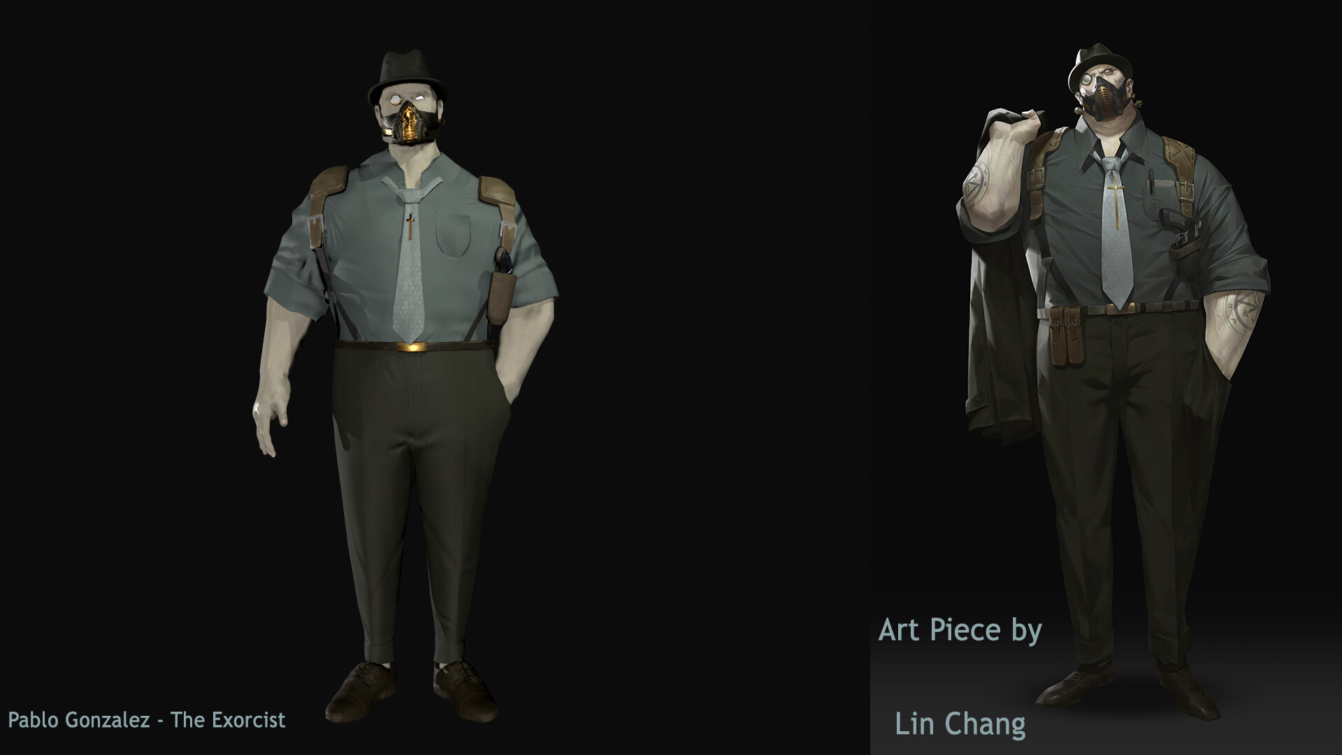 ArtStation - The Exorcist 3D Model (Inspired by Lin Chang)