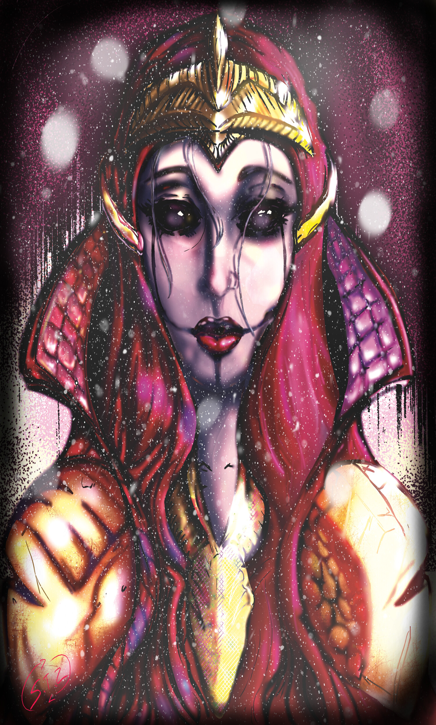 ArtStation - evil space lady