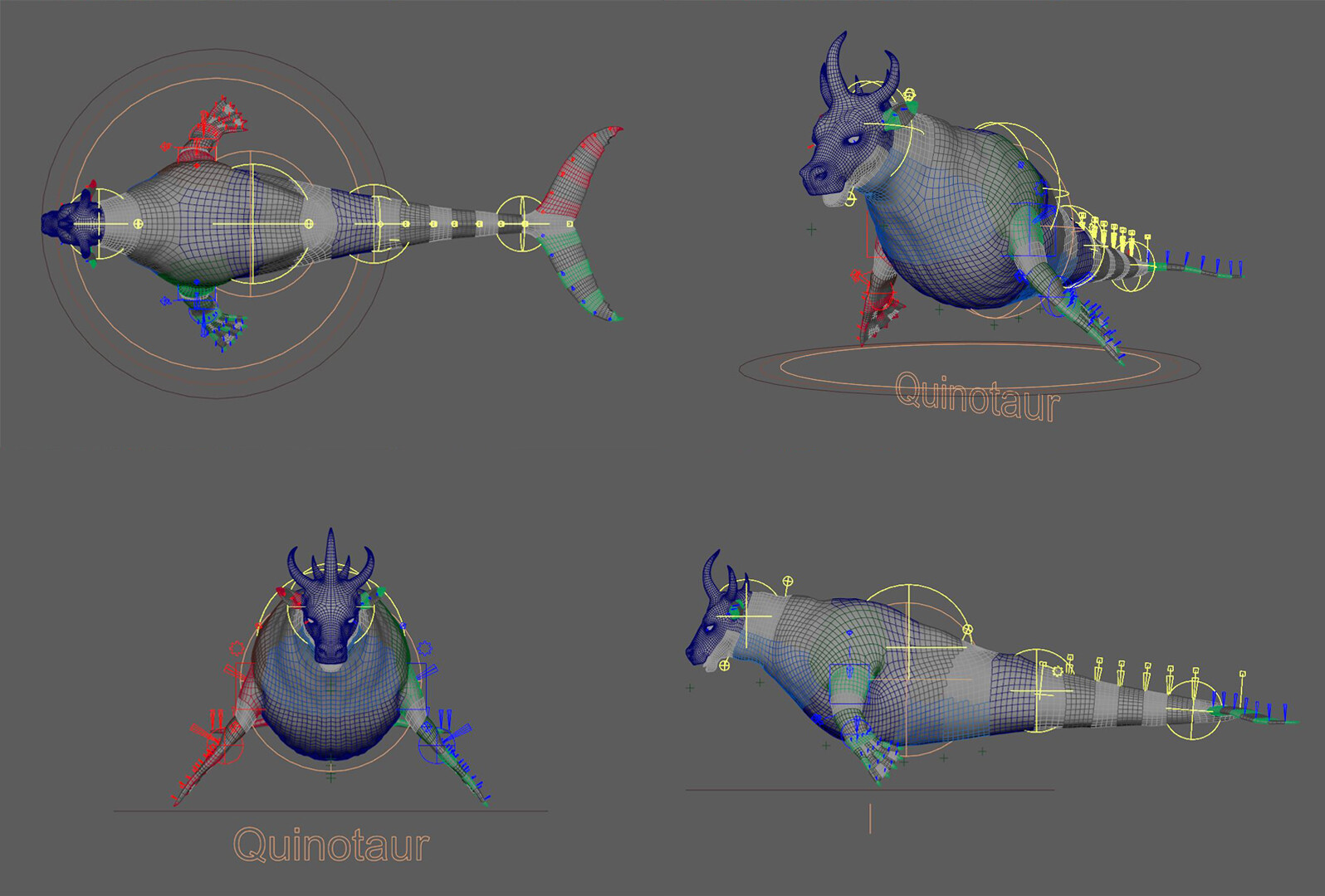 Max Leroux - Quinotaur – 3D Chimera Rig