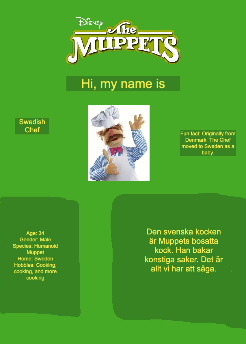 ArtStation - Meet The Muppets - Chef