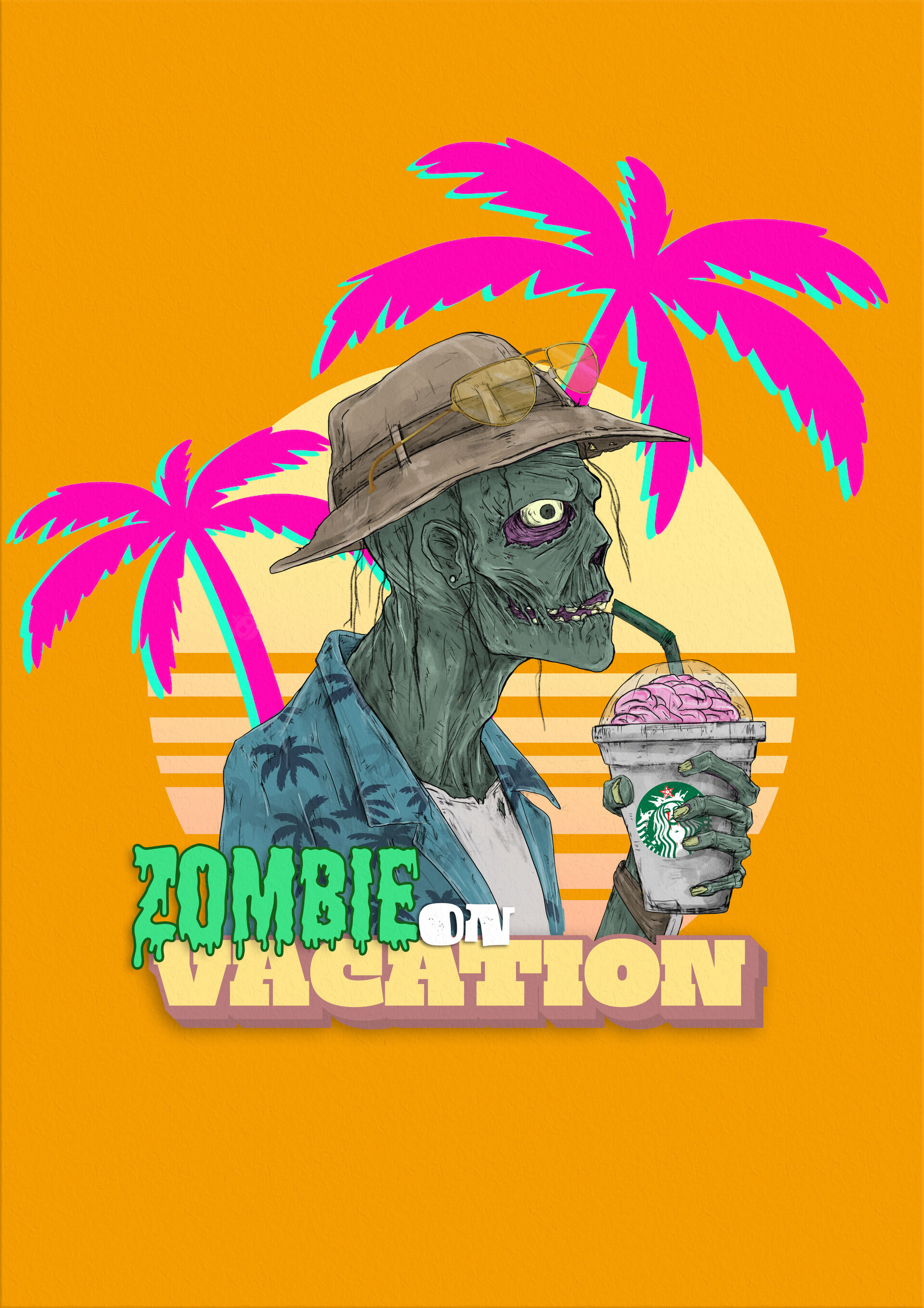 ArtStation - Zombie on Vacation