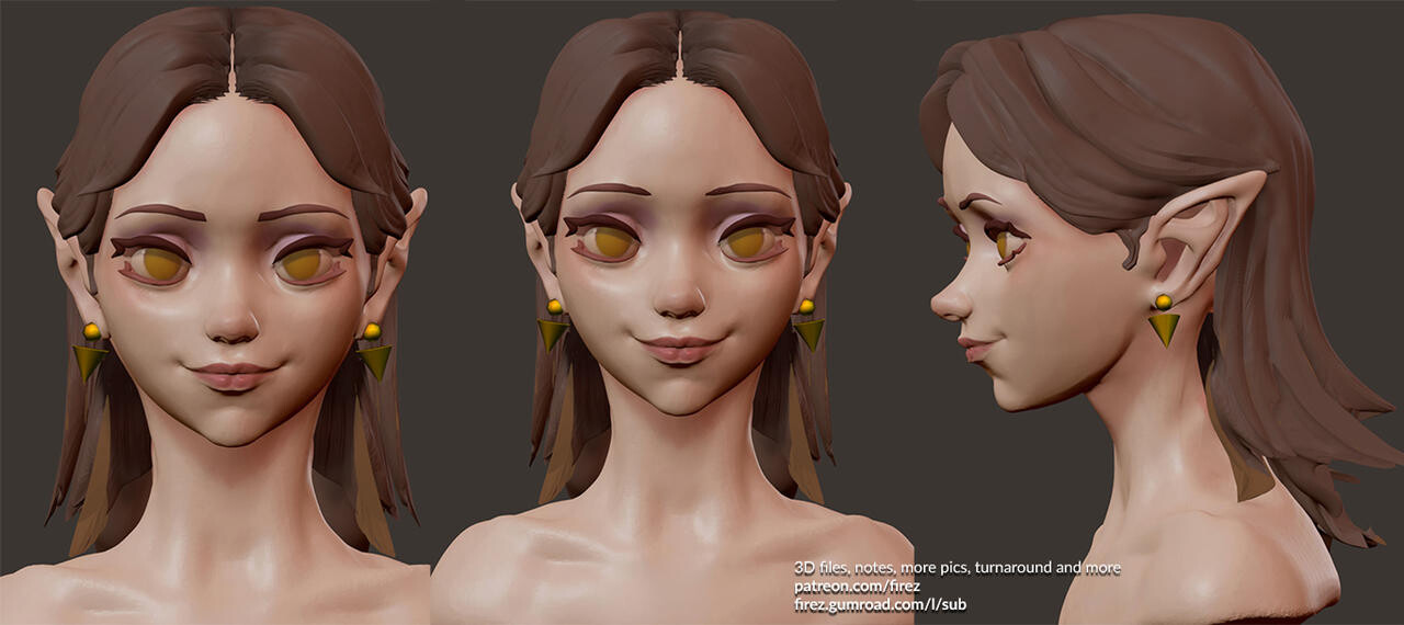 ArtStation - 2nd 3D portrait