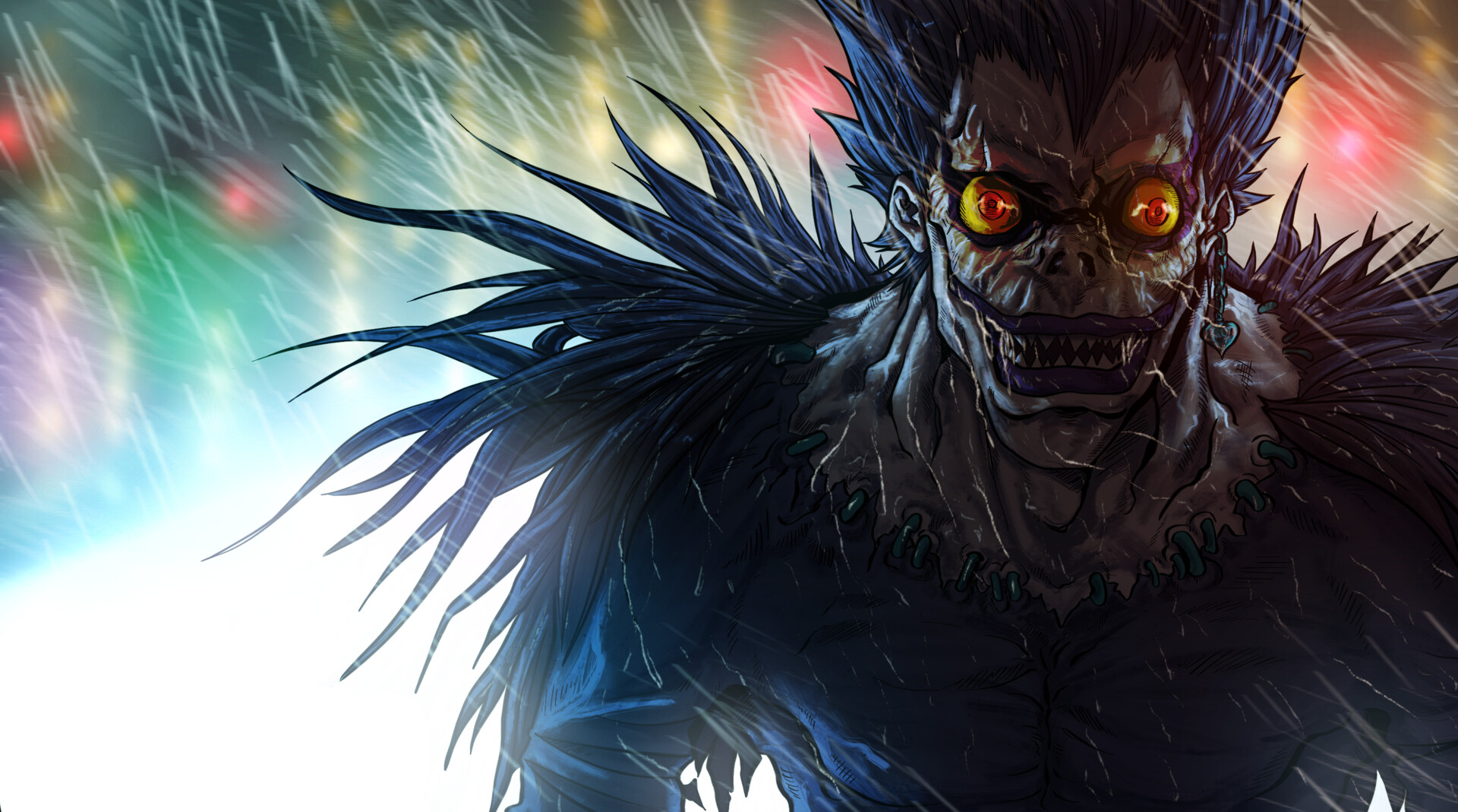 ArtStation - [FANART] - Redraw & Coloring - Ryuk - Deathnote