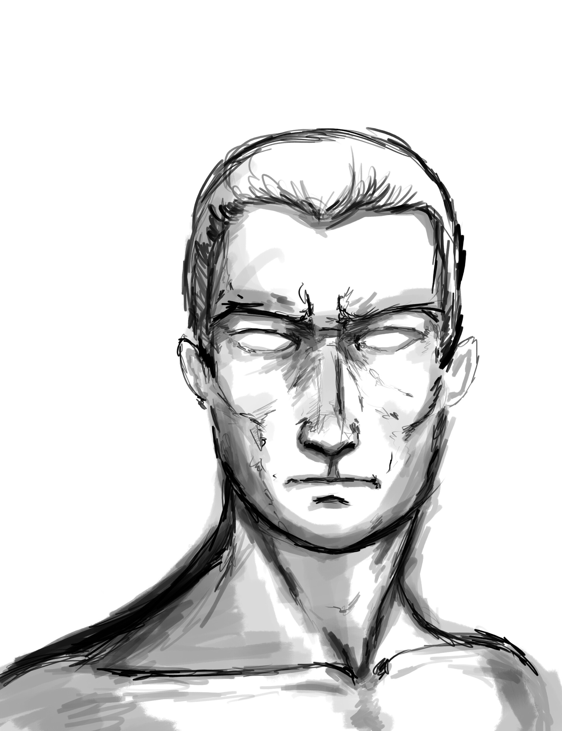 ArtStation - Bust of a Man with Auctoritas