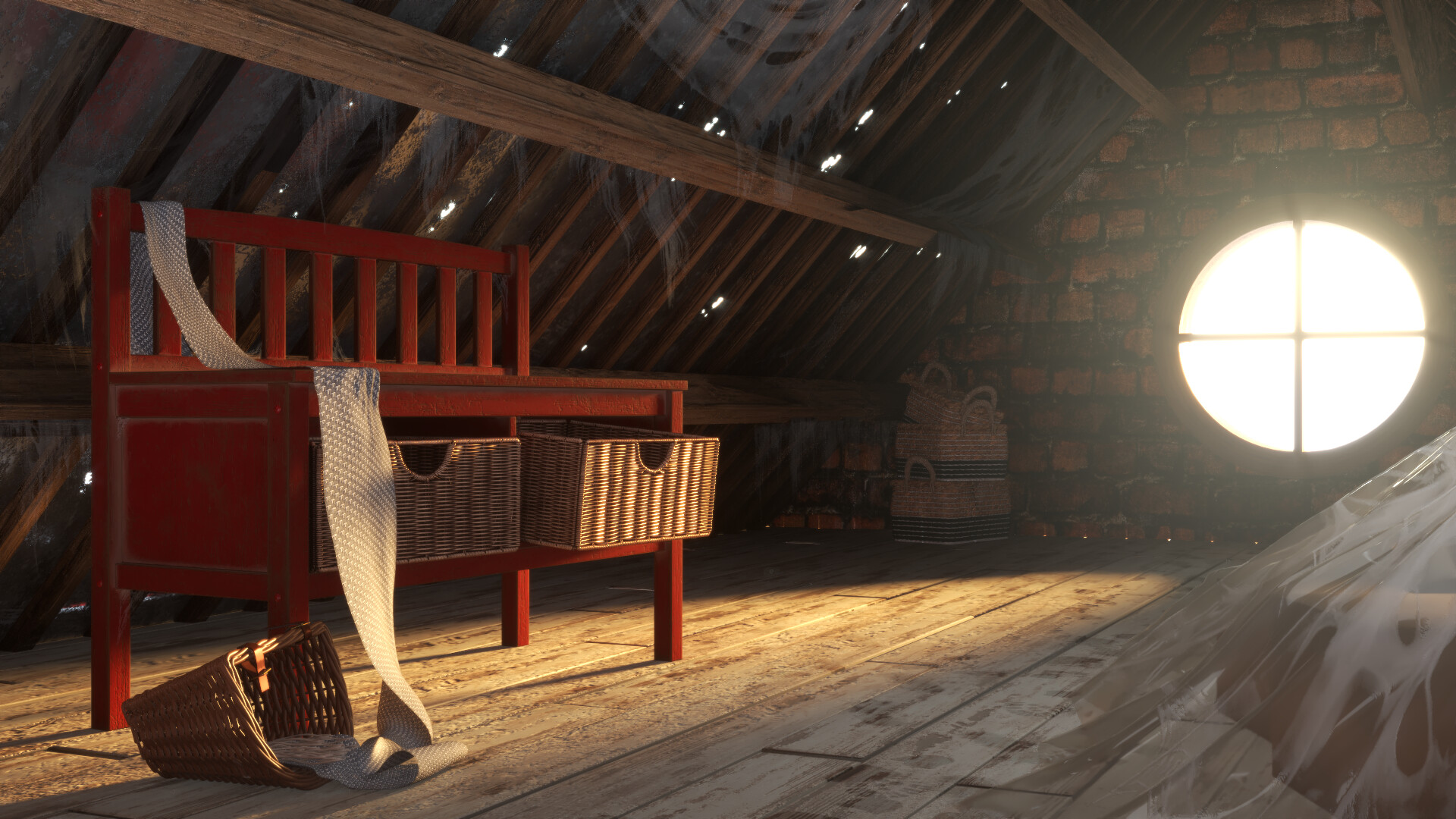ArtStation - Dusty attic