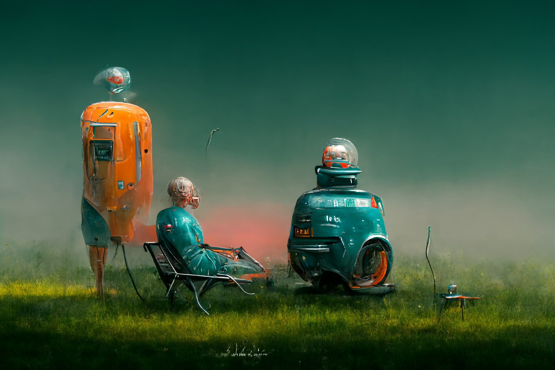 ArtStation - A Robo day in the park