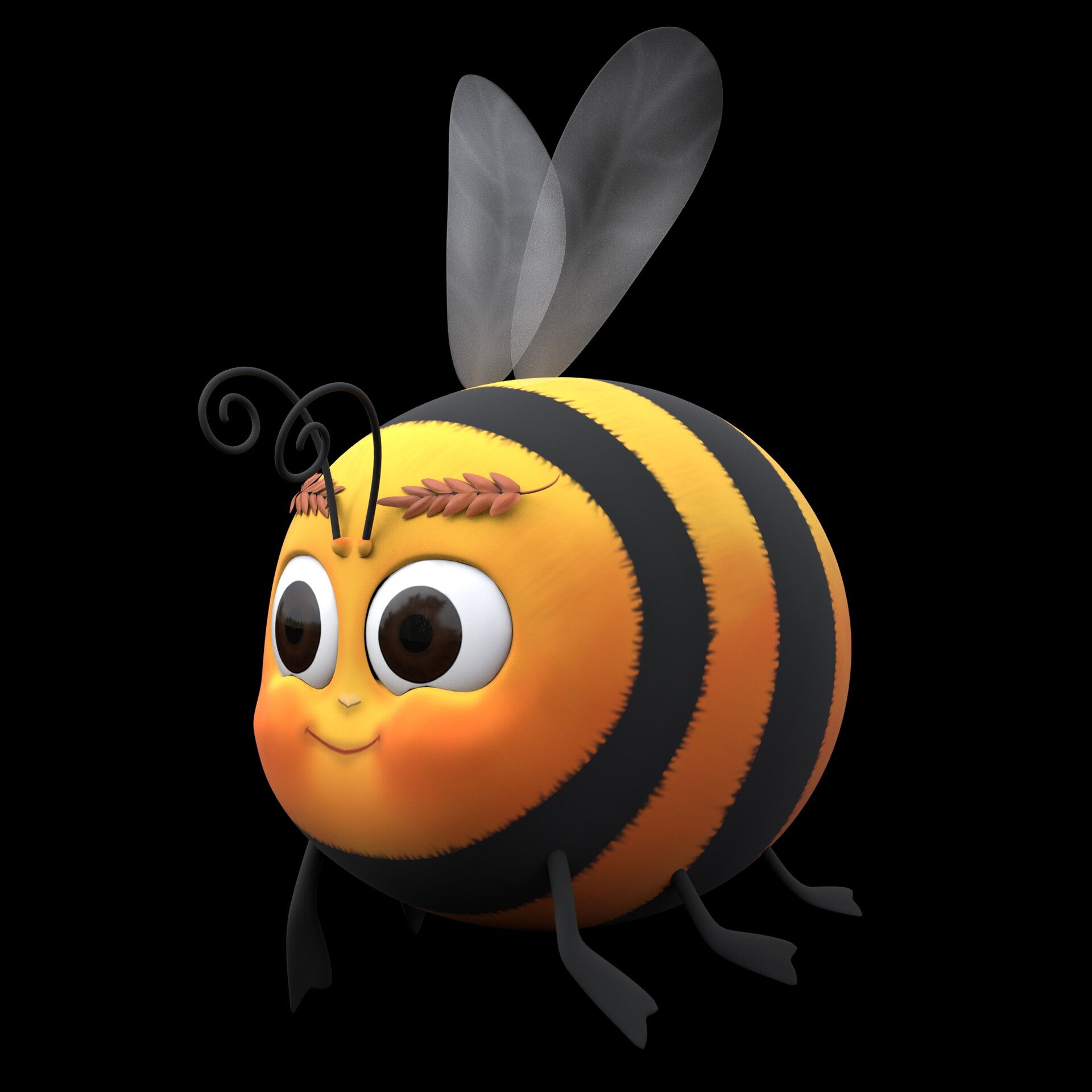 ArtStation - Cartoony bee asset for AR