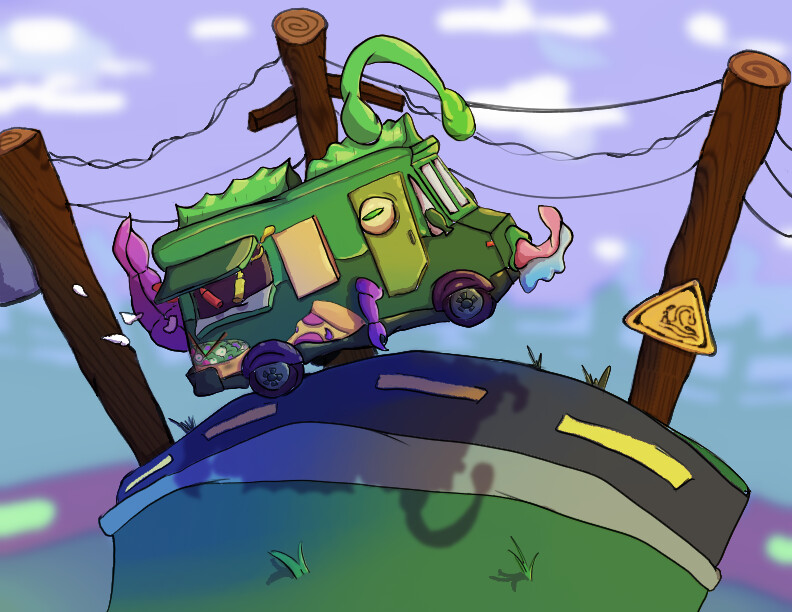 ArtStation - The Swish Fish Food Truck