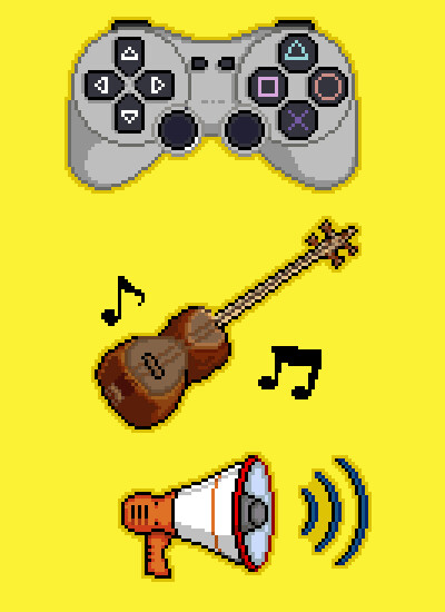 ArtStation - Pixel UI elements
