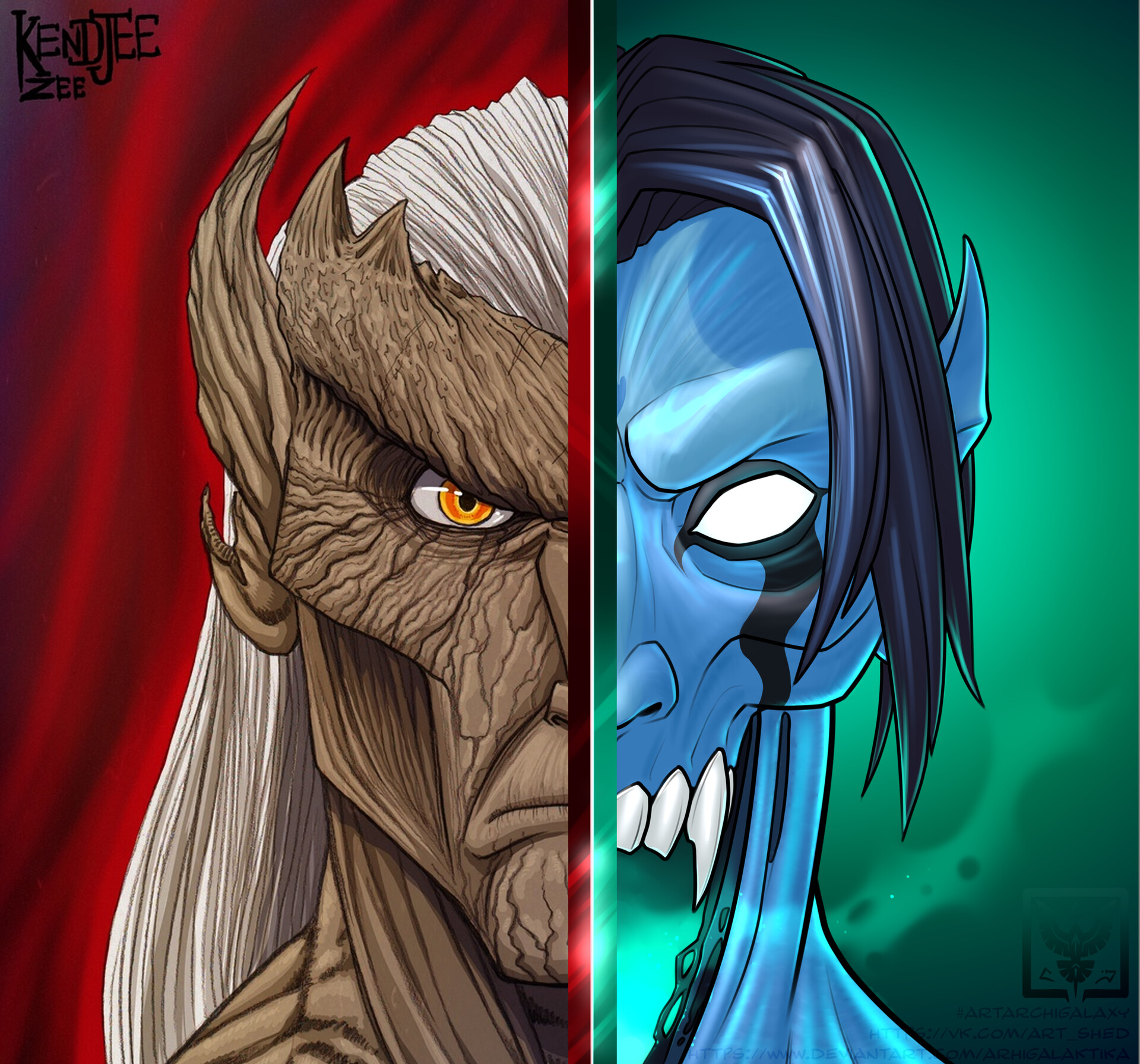 ArtStation - Kain and Raziel