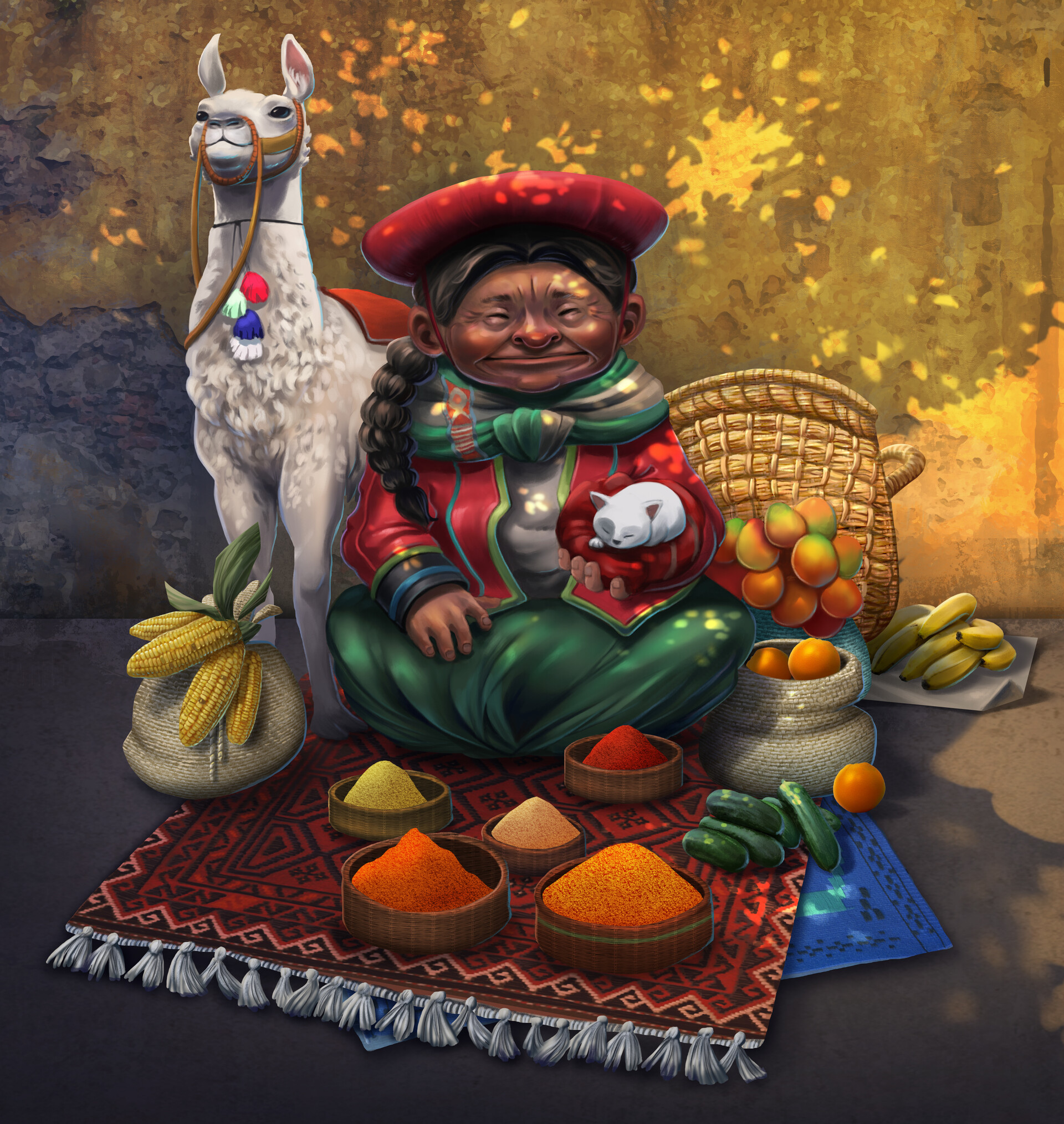 ArtStation - Spice Market Seller