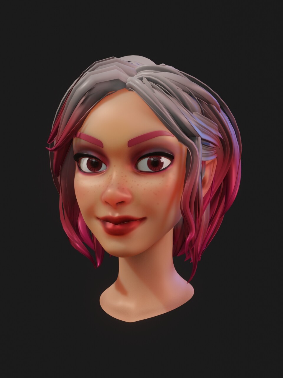 ArtStation - Stylized Girl Head