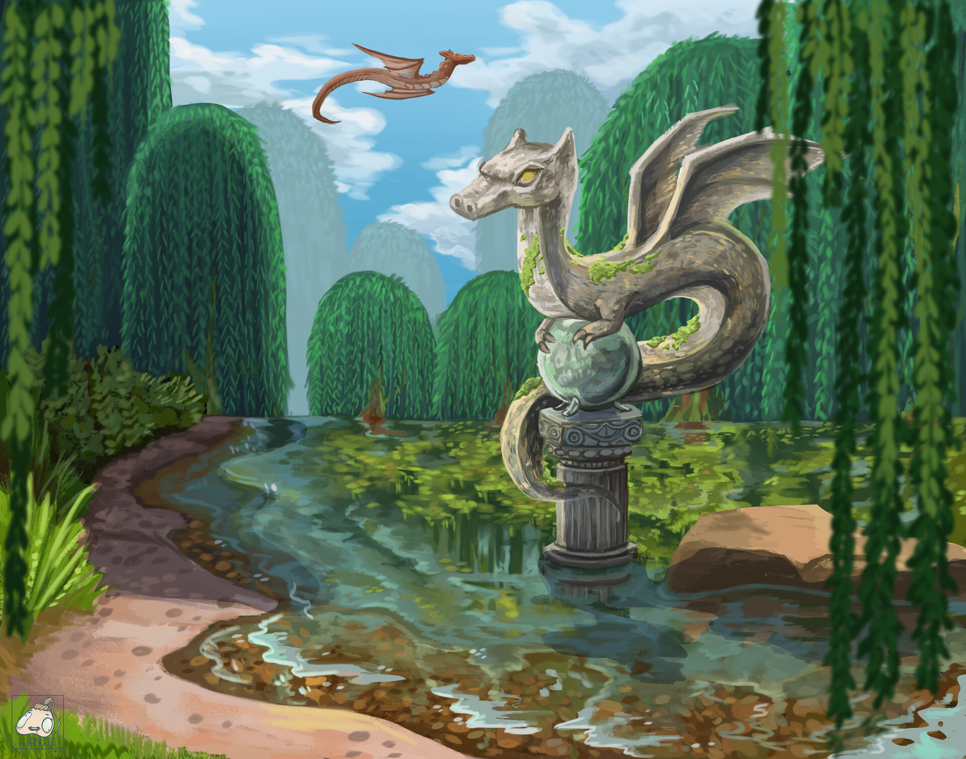 ArtStation - Dragon Pond