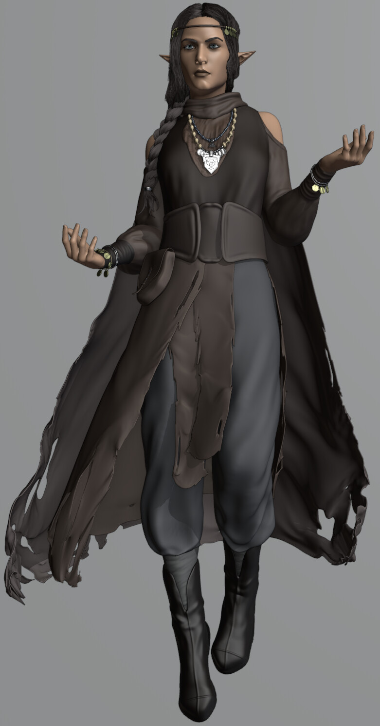 ArtStation - work in progress (original drawing by AKpen)