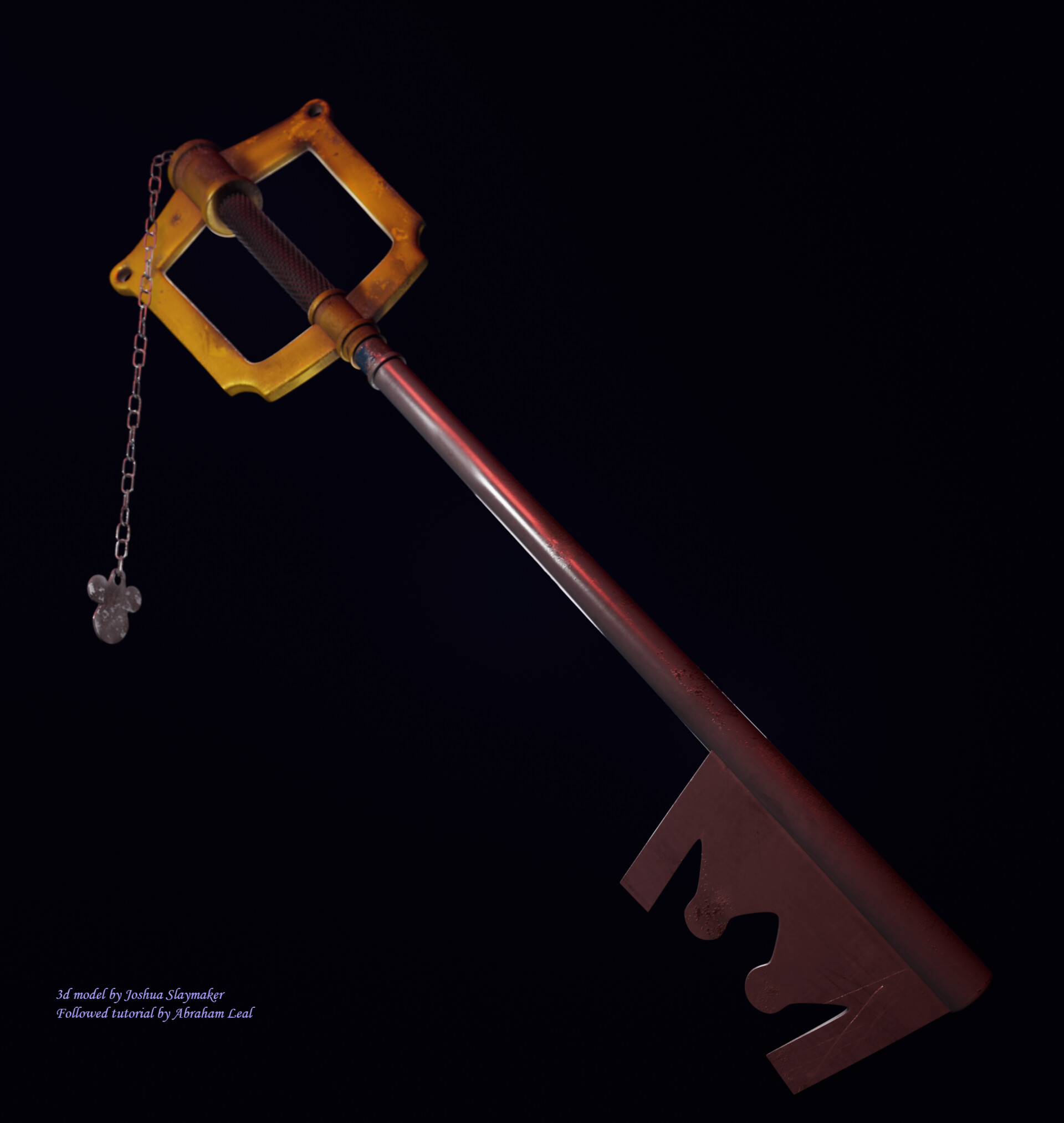 ArtStation - Keyblade - Followed Maya for Absolute Beginners Course