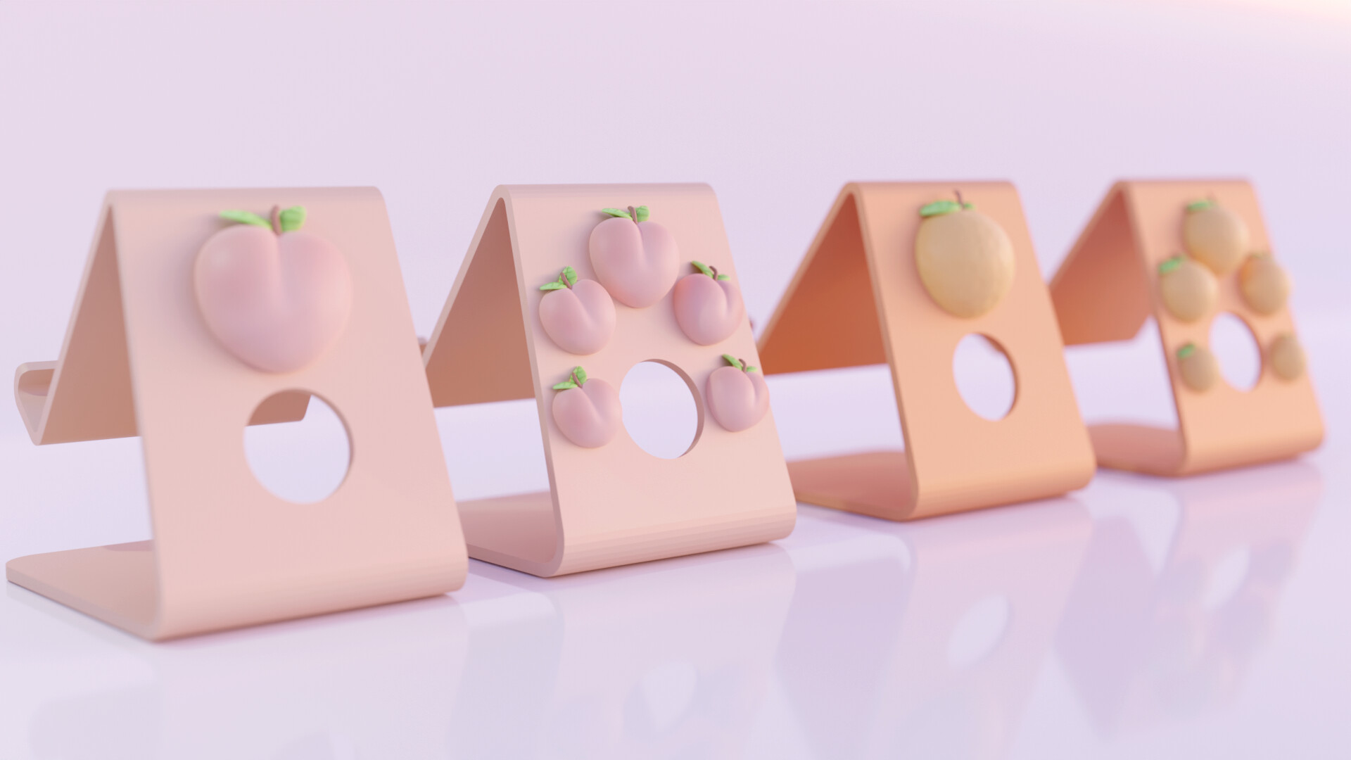 ArtStation - Phone holder (fruit edition)