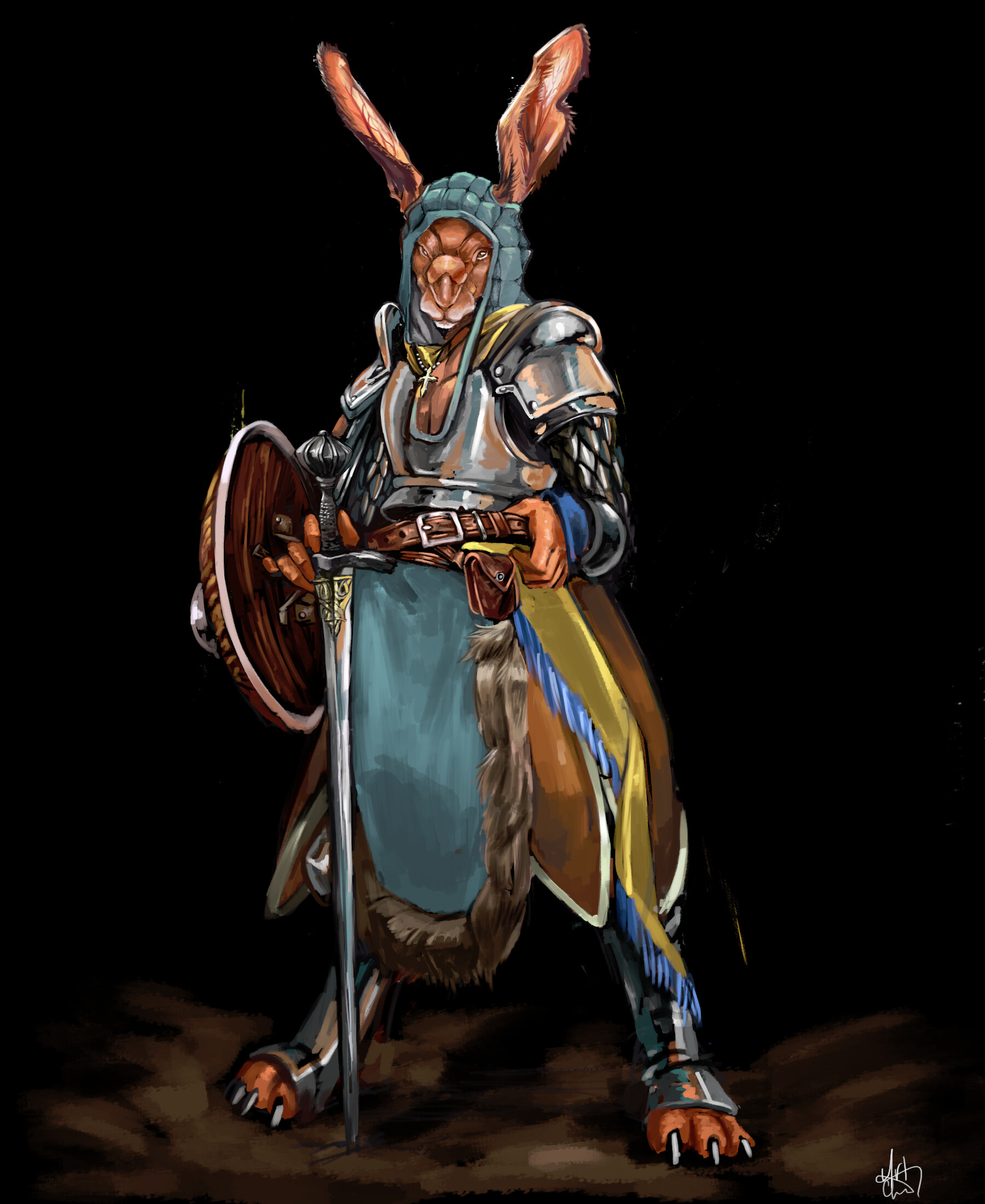 ArtStation - Harengon for a private client