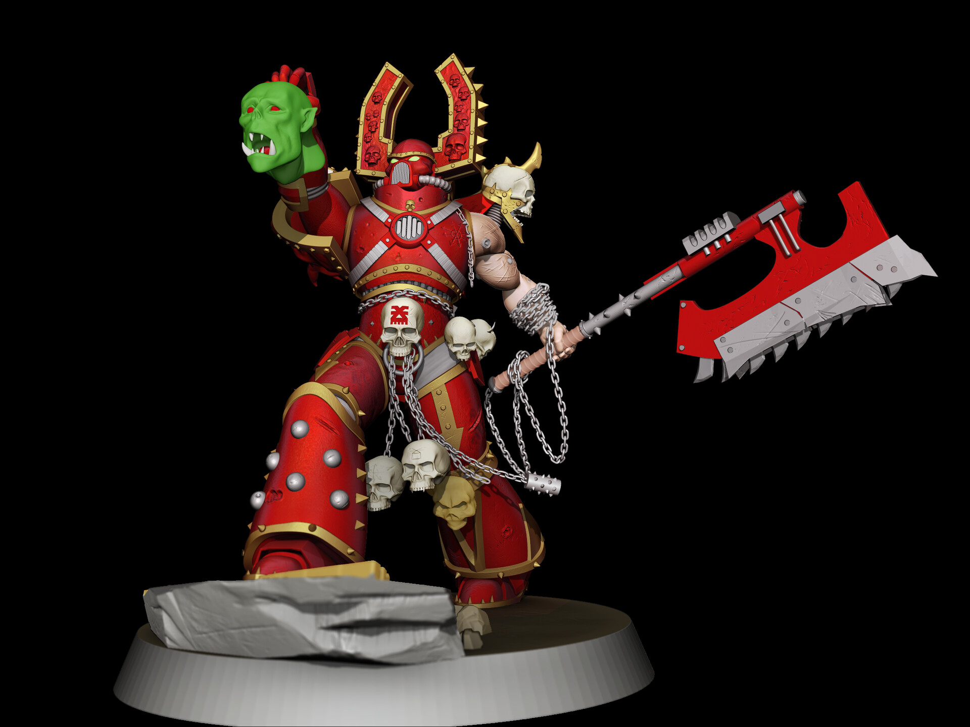 ArtStation - Kharn The Betrayer Fan Art