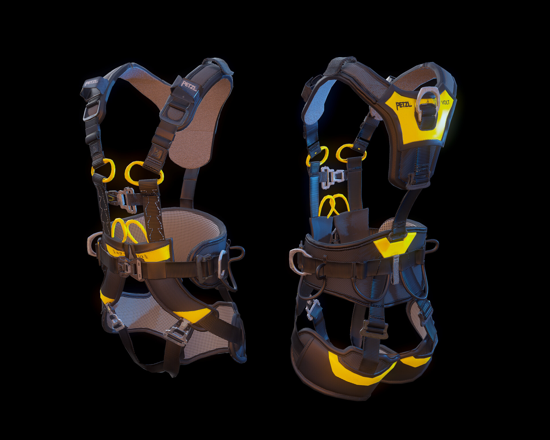 ArtStation - Climbing harness