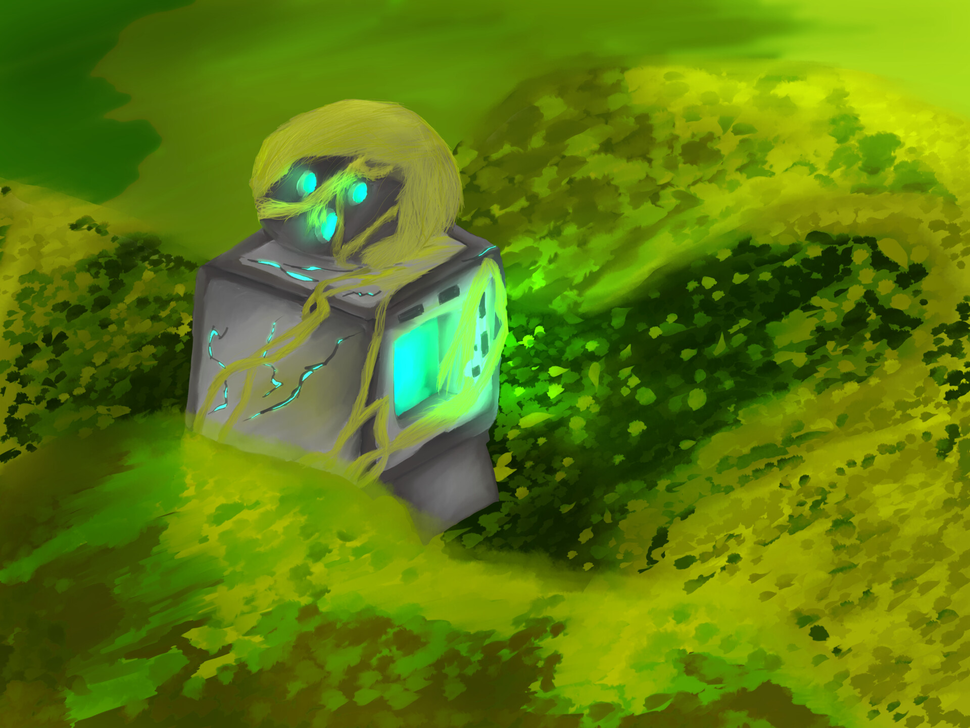 ArtStation - Cube Golem