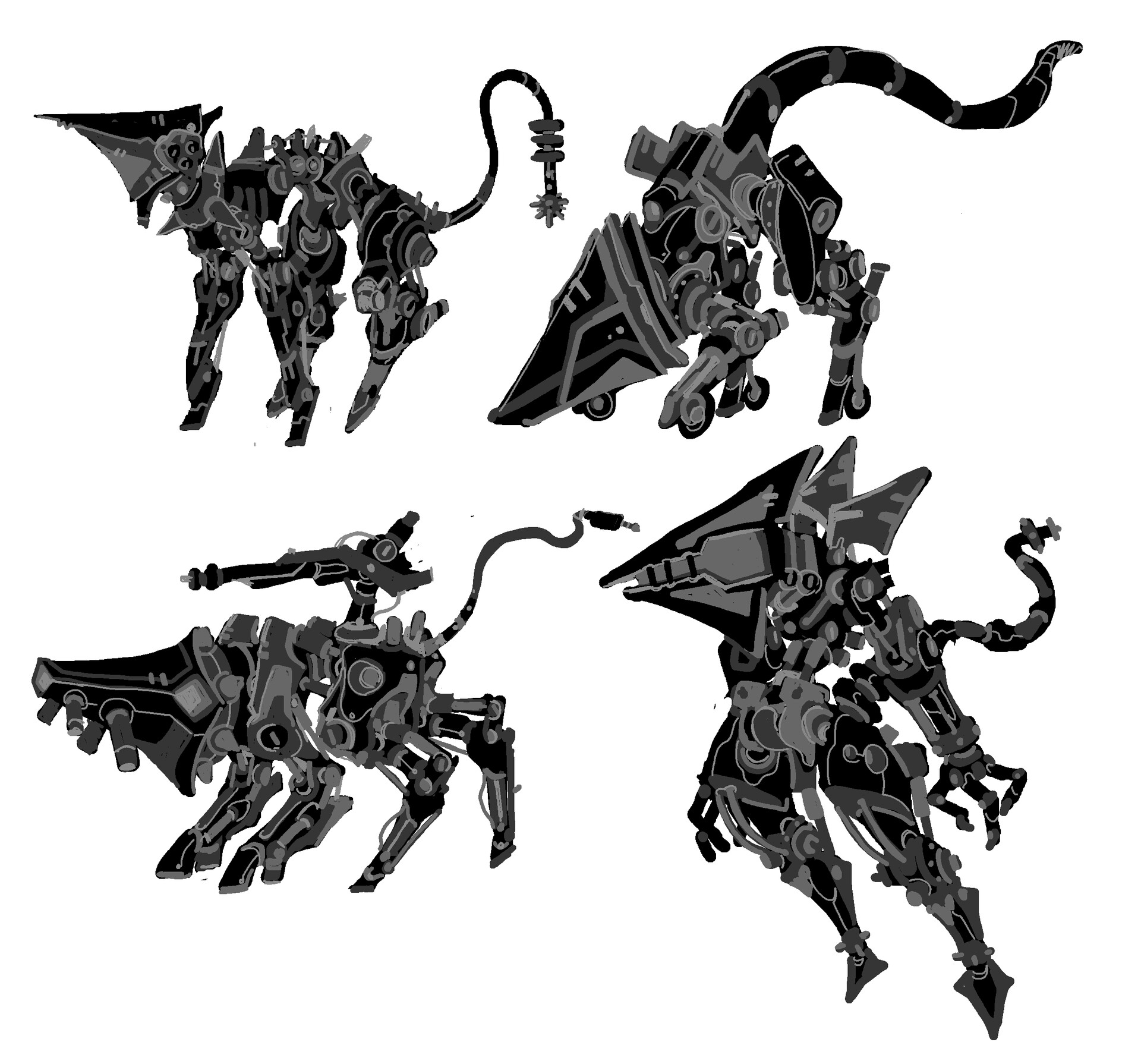 ArtStation - mech thumbnails