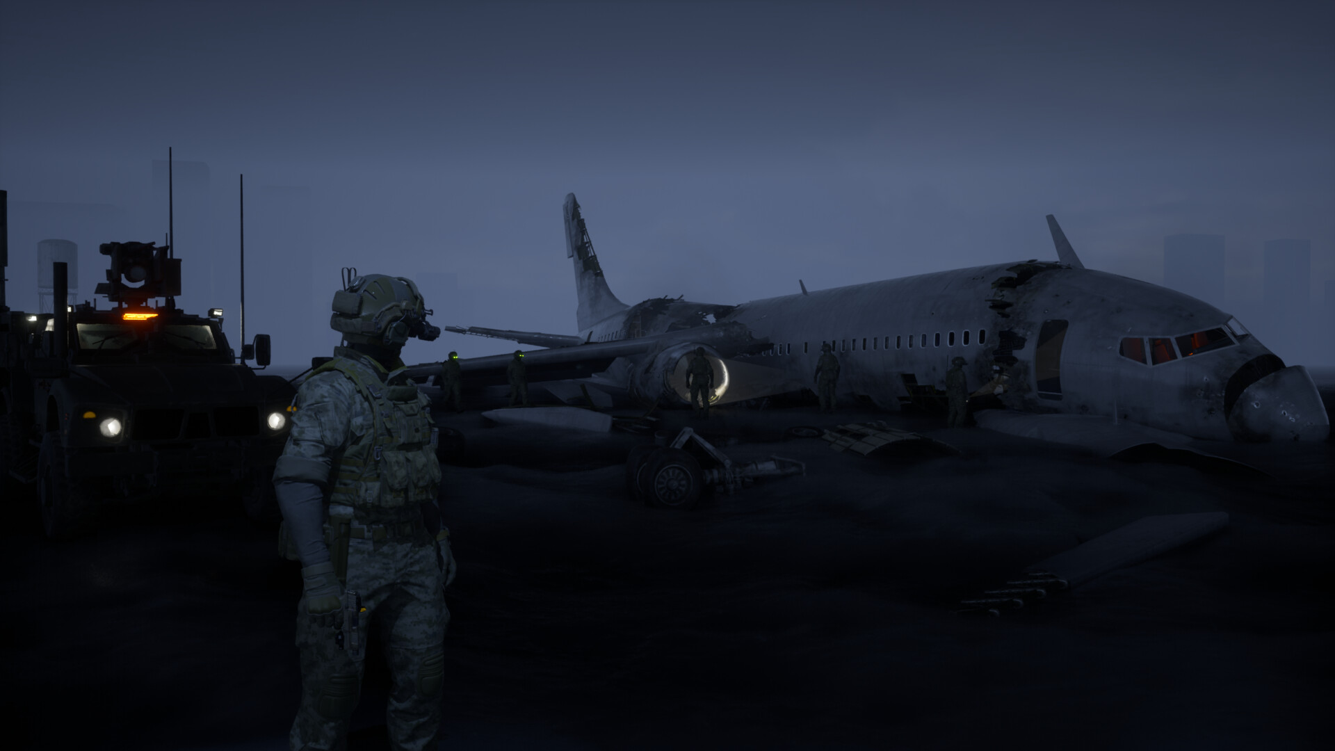 ArtStation - Crashed Plane