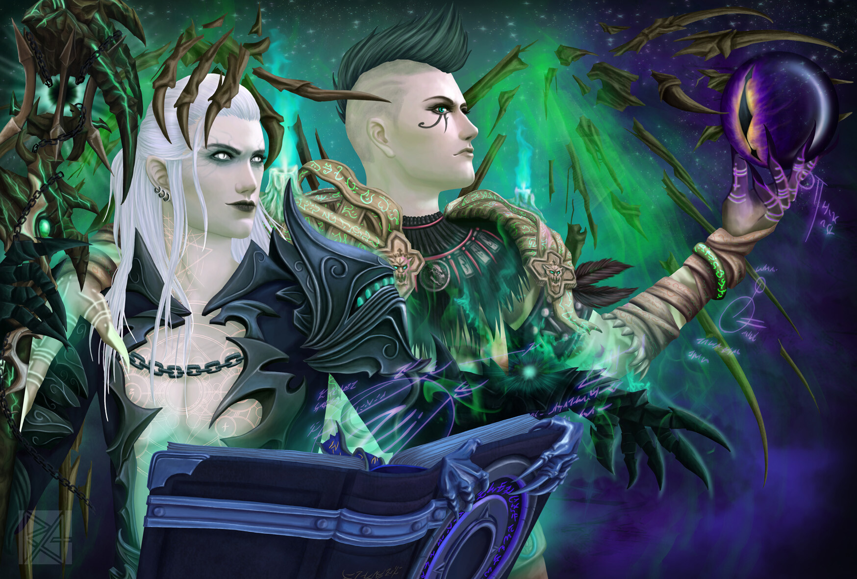 ArtStation - The Lich and the Boneskinner