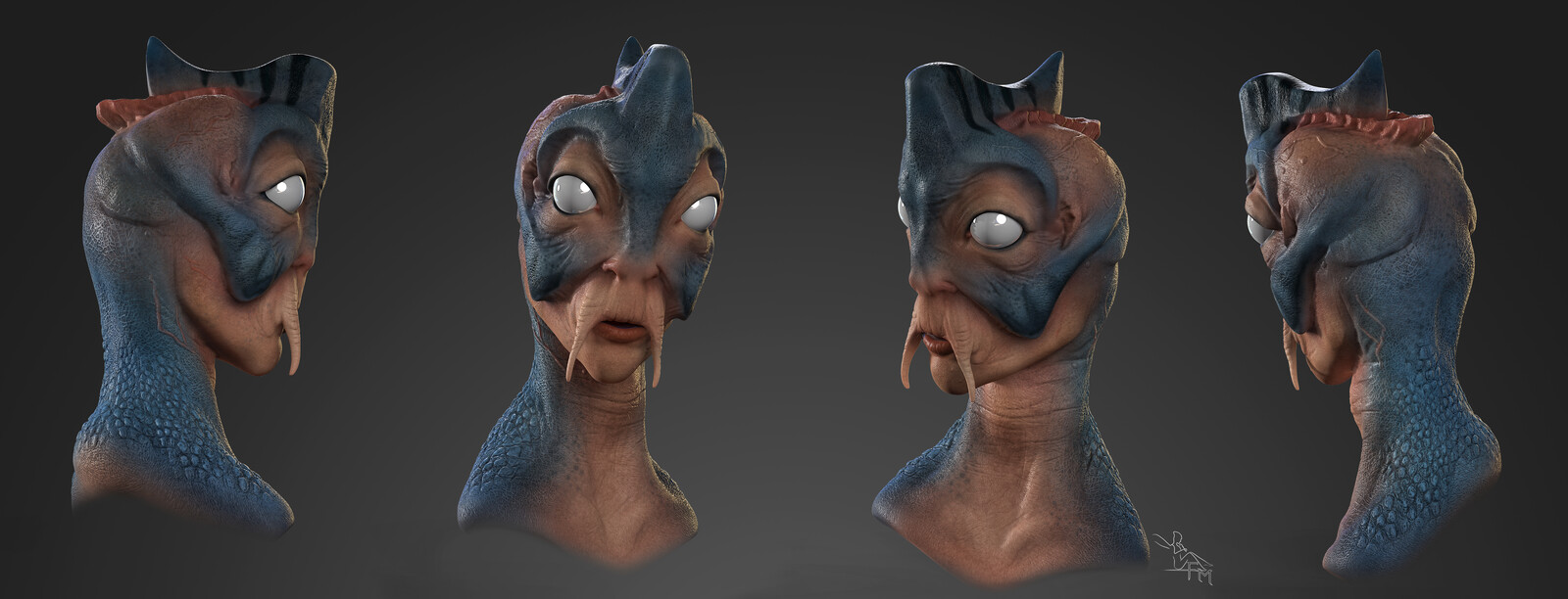 Flavia Merlino - Alien 3d concept