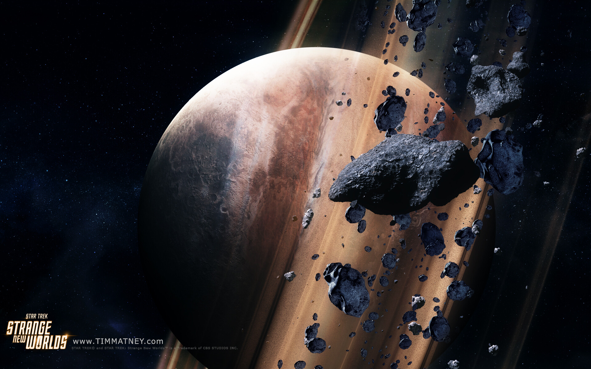 Tim Matney - Star Trek: Strange New Worlds | Main Title Matte Paintings