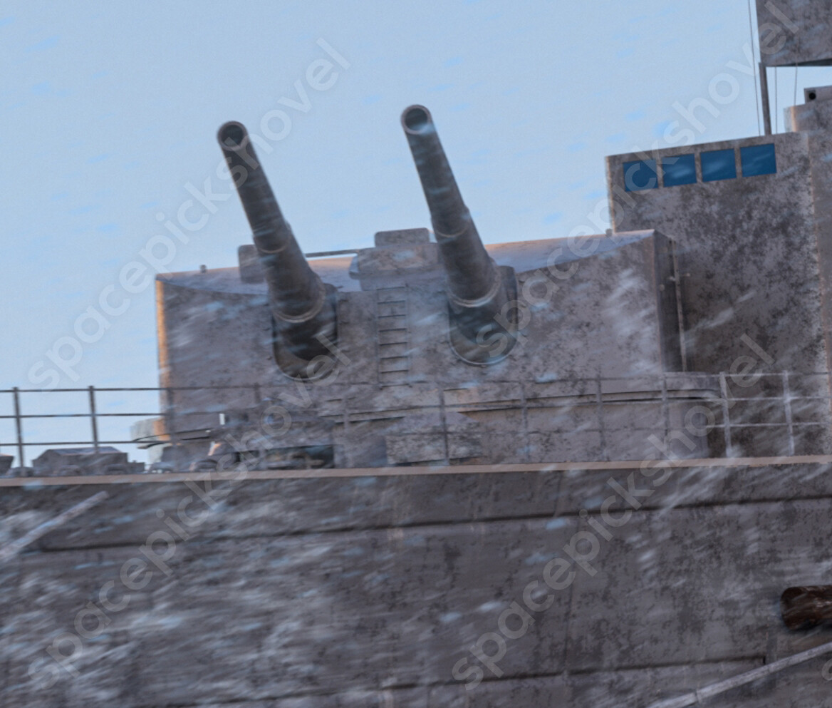 spacepickshovel - Turkish Battlecruiser TCG Yavuz Recreation