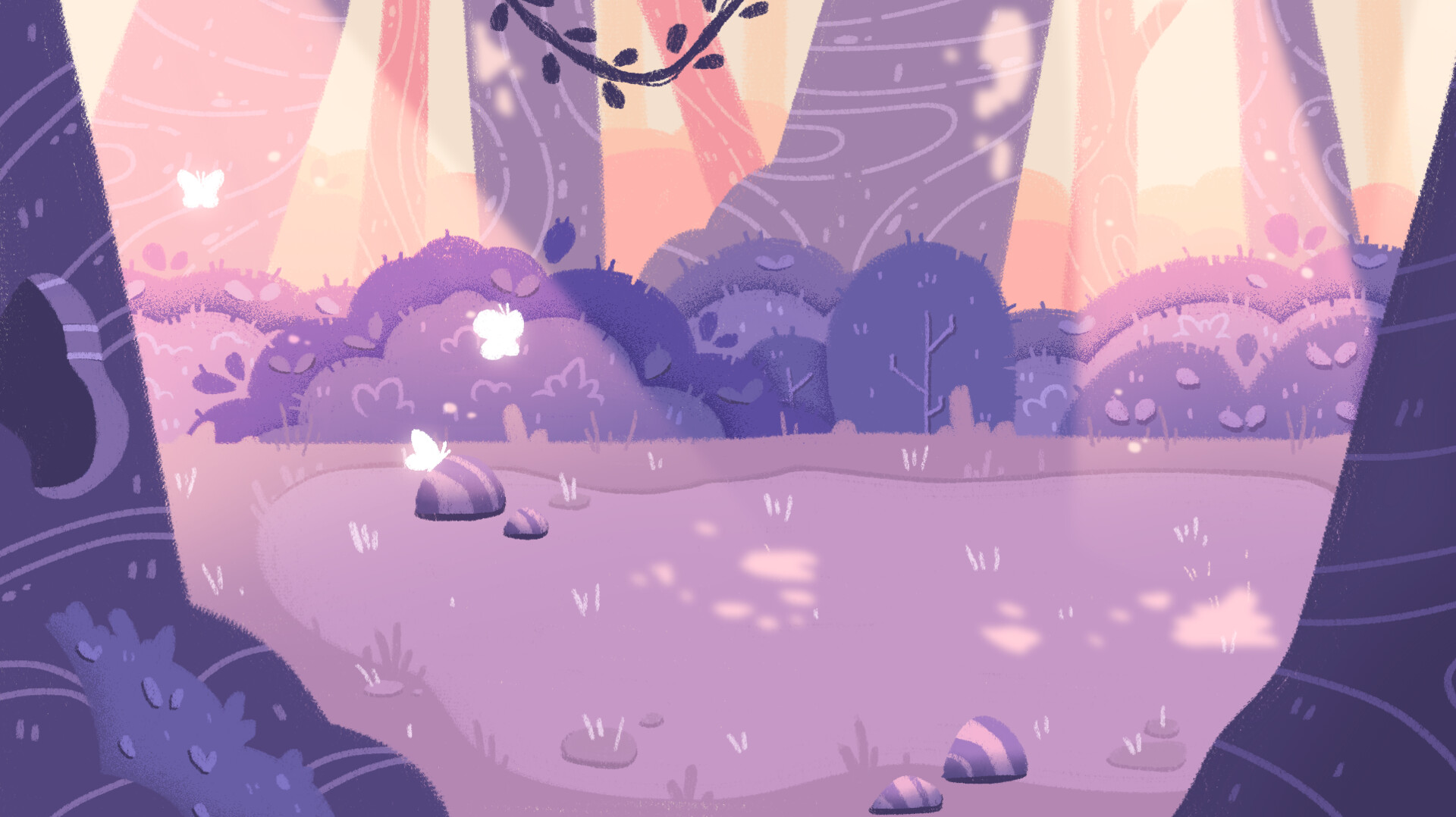 ArtStation - Magic Forest Background