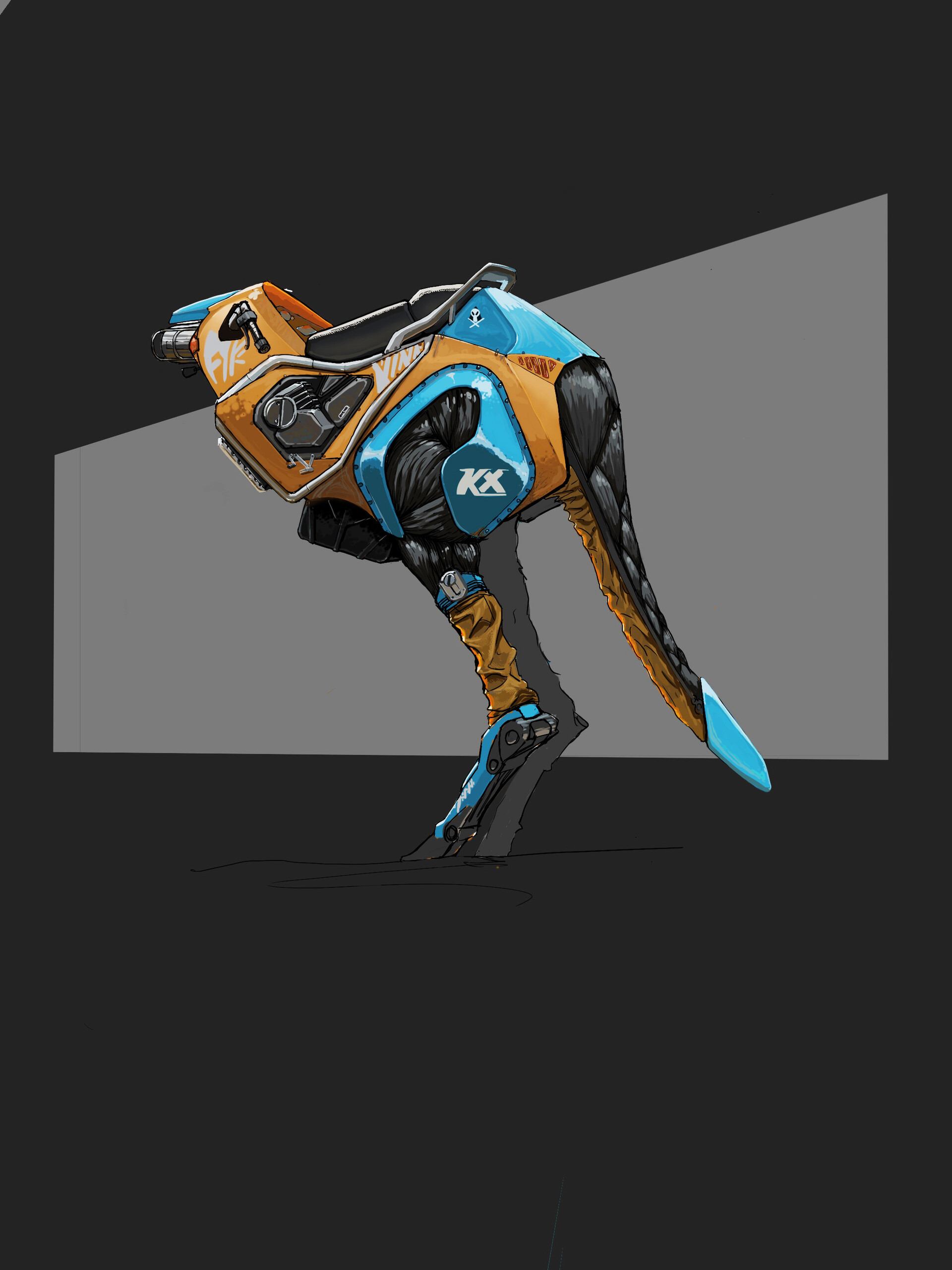 ArtStation - Kangaroo Bike