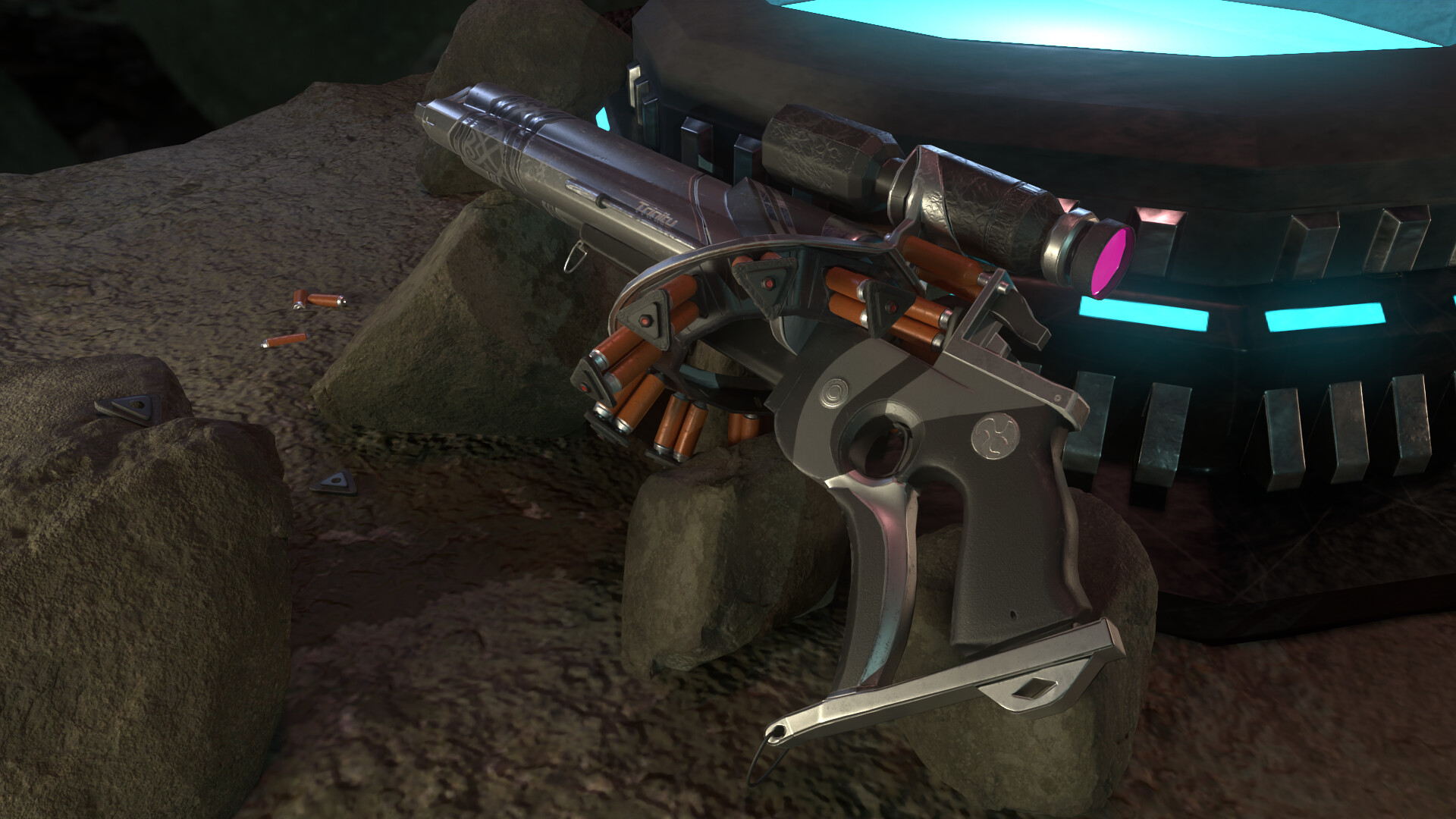 ArtStation - Sci-fi Revolver