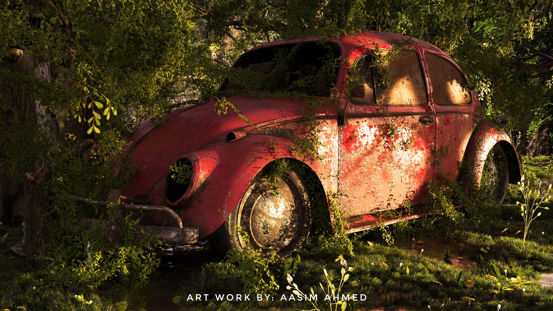 ArtStation - A tale of the lost car