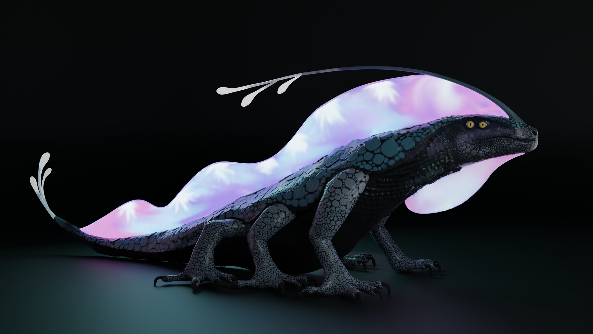 ArtStation - Creature Study - Iguana