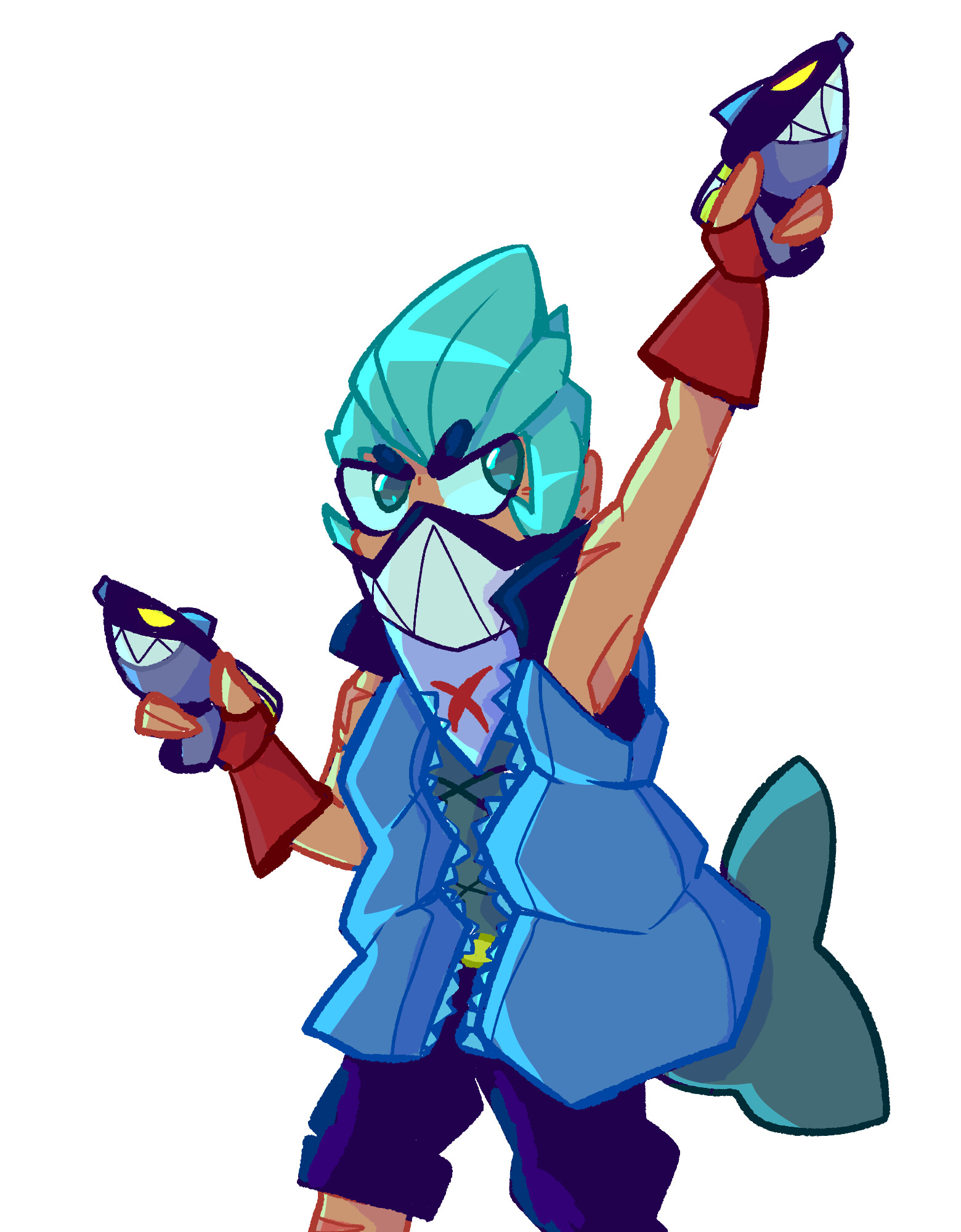 how to draw colt in brawl stars