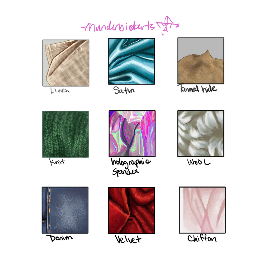 ArtStation - texture studies