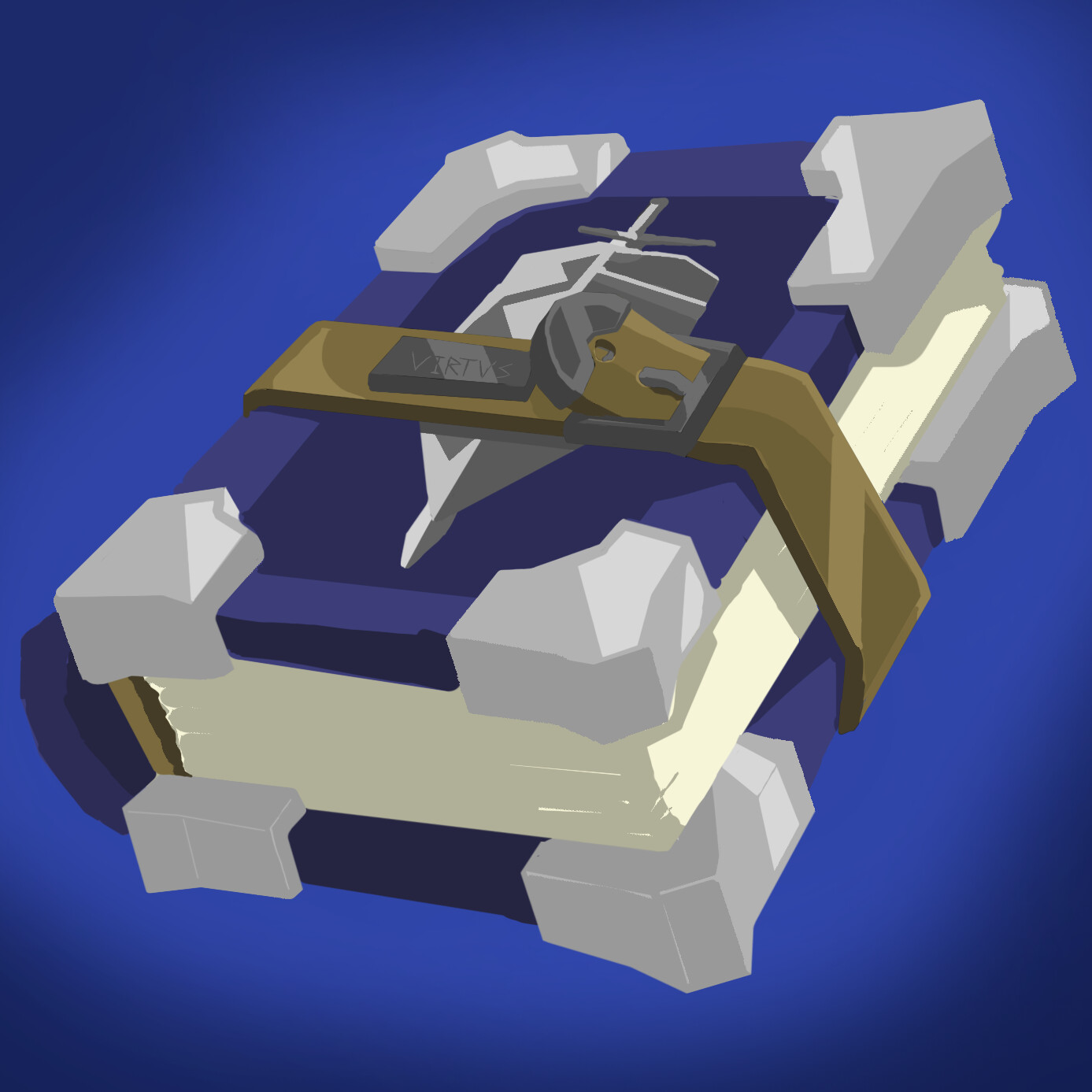 ArtStation - Stylized Book concept