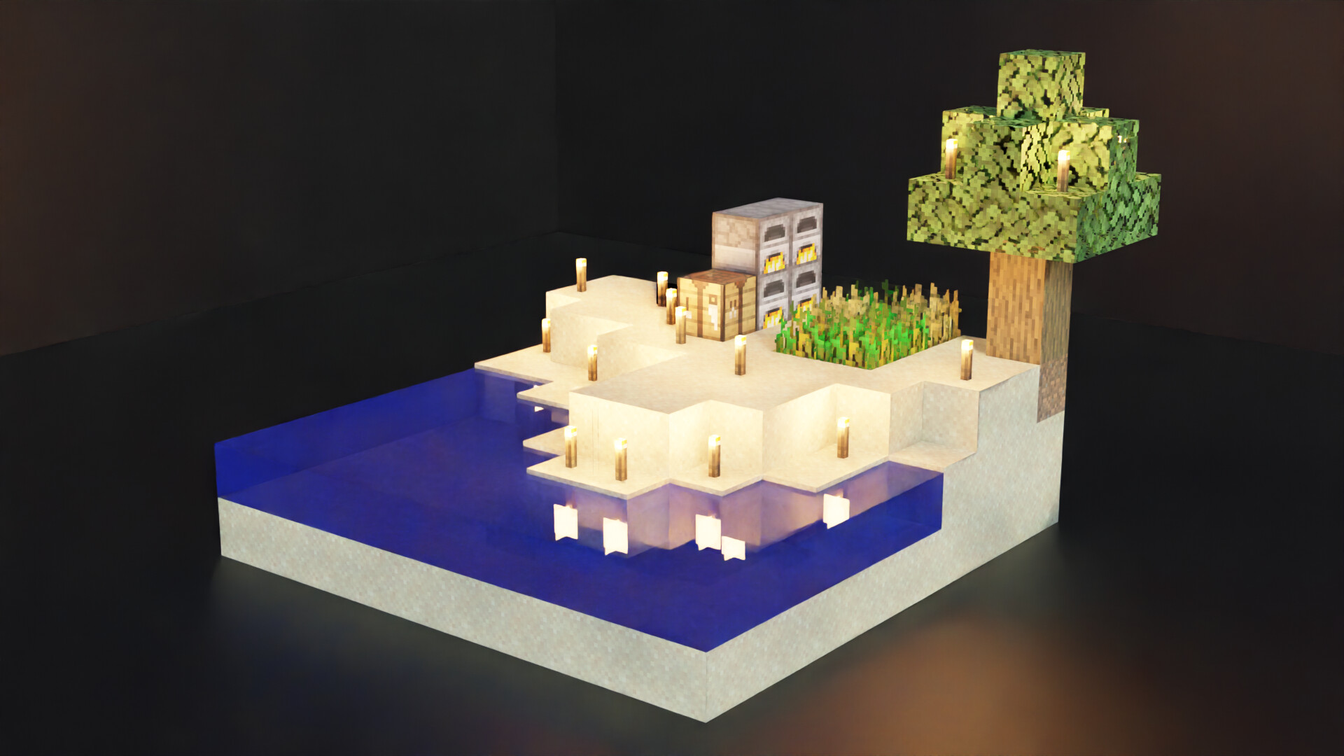 ArtStation - MInecraft Diorama 01