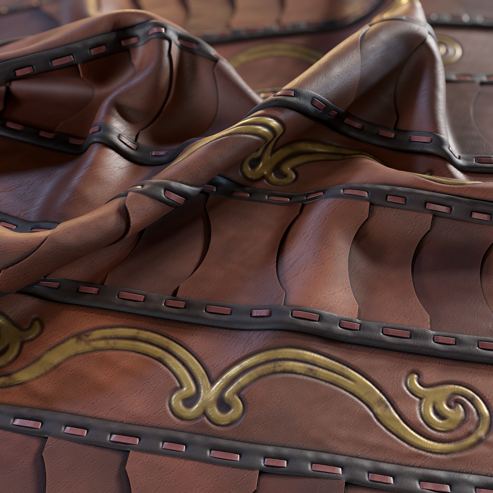 ArtStation - Leather Armor Pack | Substance Designer