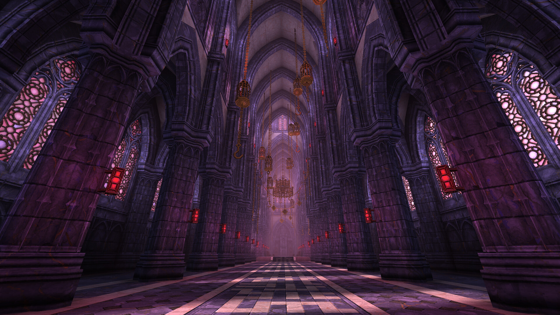 ArtStation - Cerulean Cathedral WIP1
