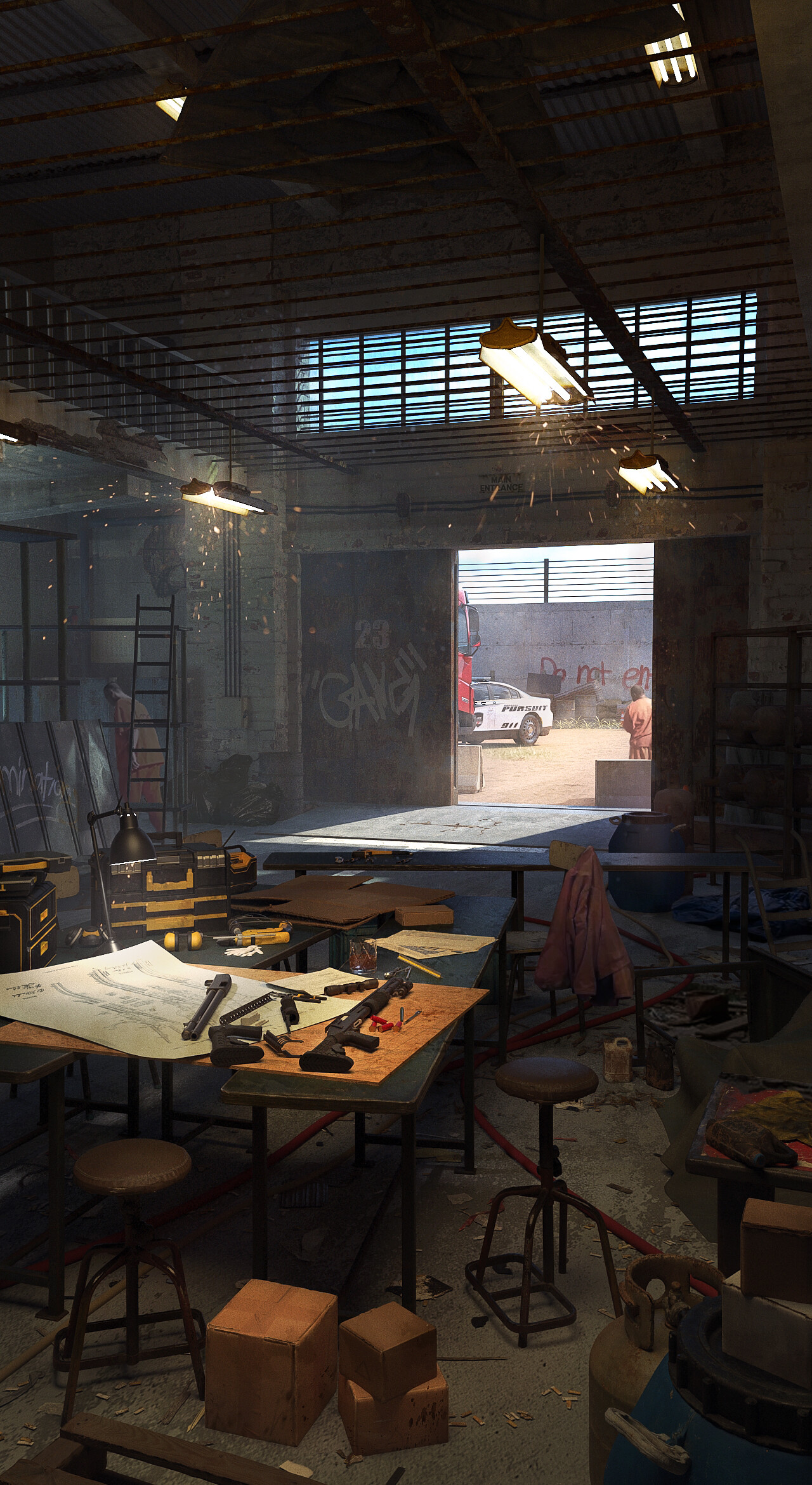 ArtStation - Prison factory