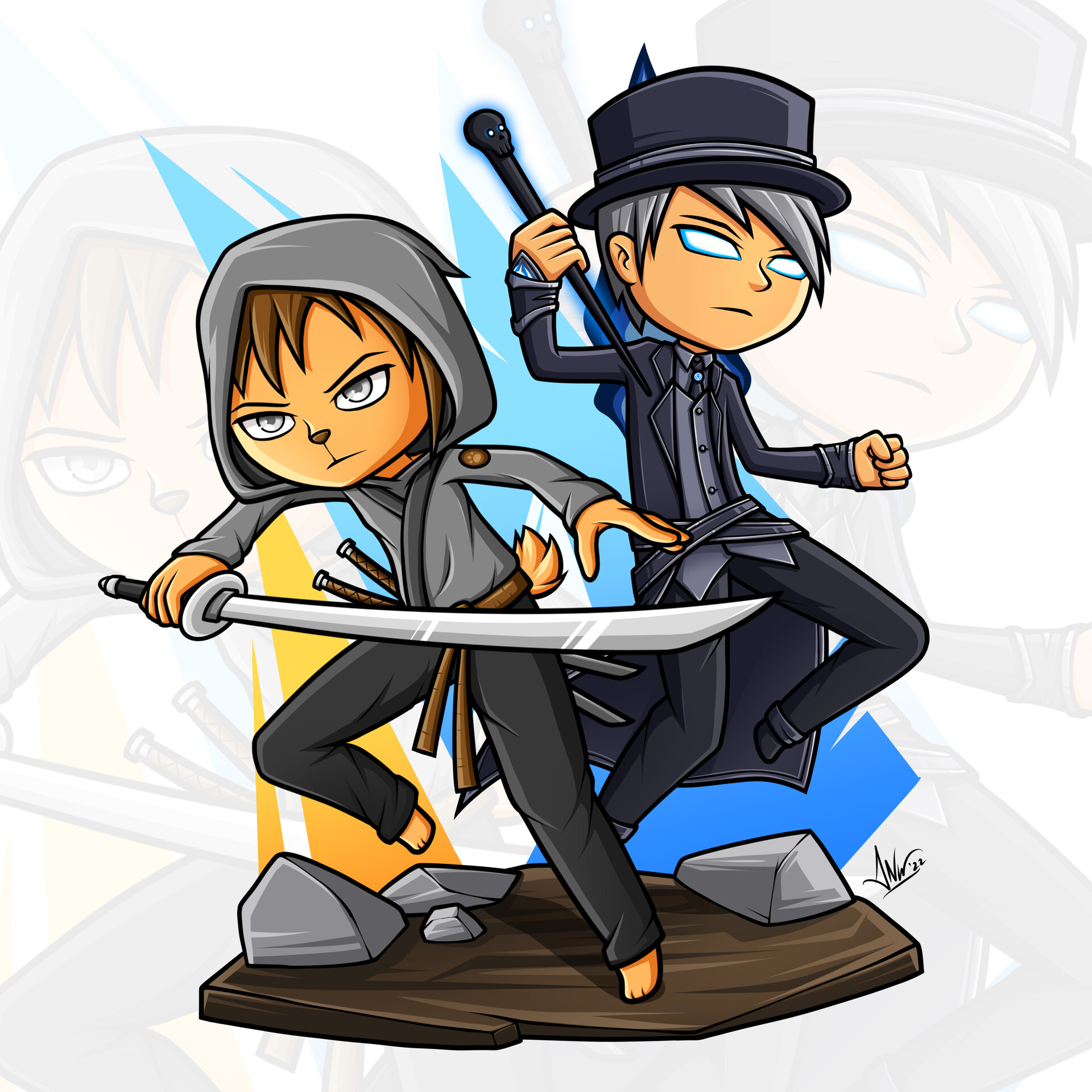 ArtStation - End1_AE AQW Character Fanart